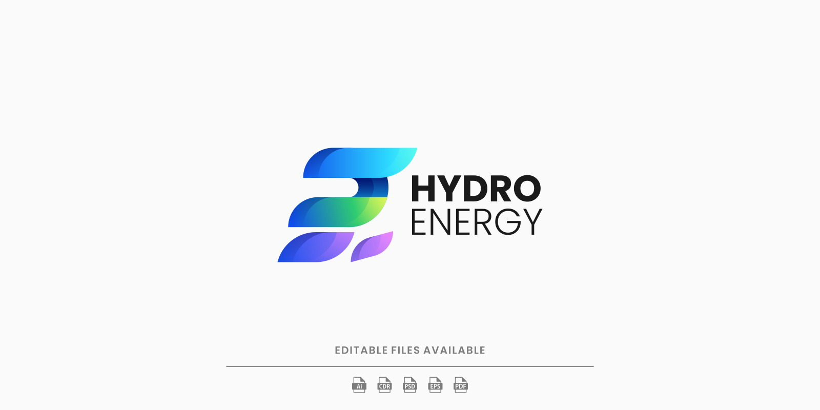 Abstract Energy Gradient Colorful Logo - TemplateMonster