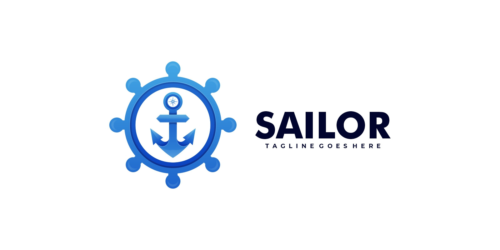 Sailor Gradient Logo Style #213425 - TemplateMonster
