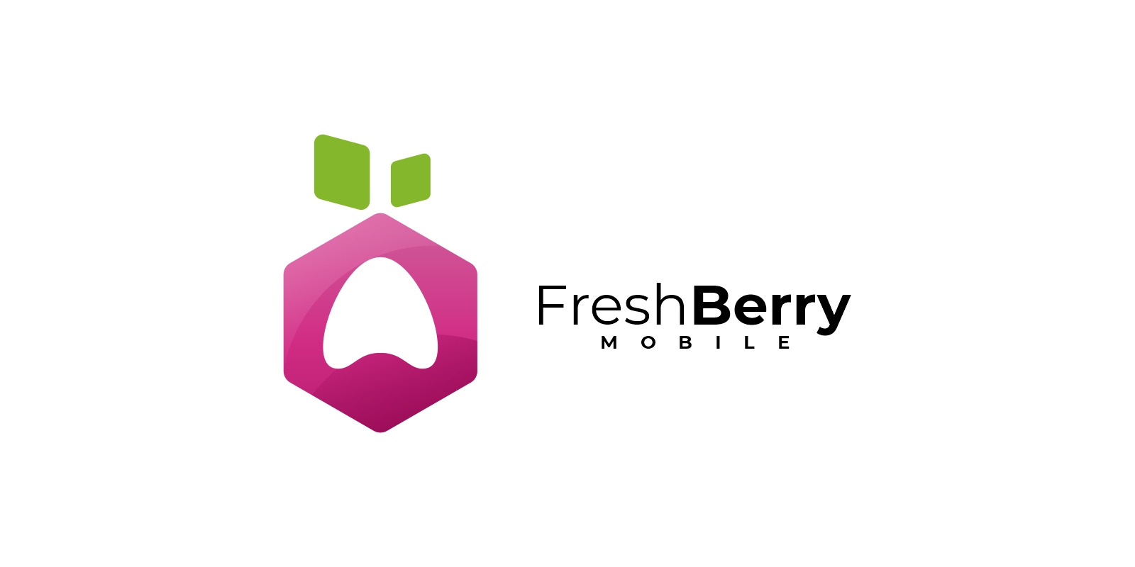 Fresh Berry Gradient Logo #217335 - TemplateMonster