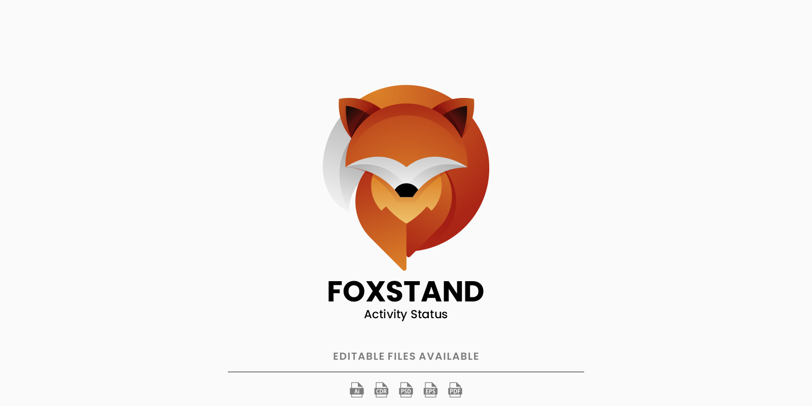 Fox Color Gradient Logo Design #235029 - TemplateMonster
