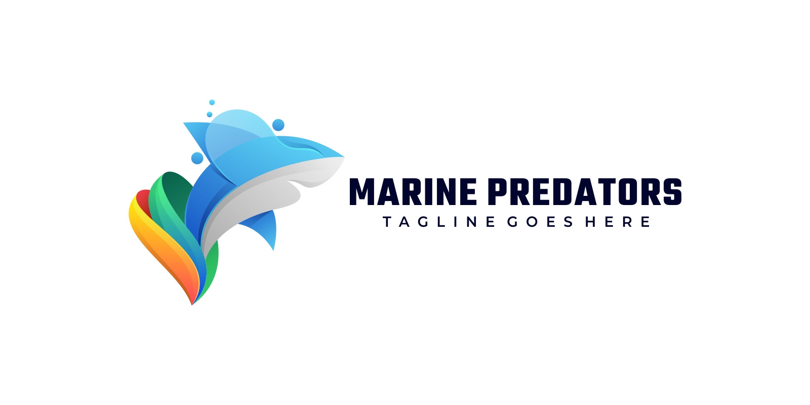 Marine Predator Colorful Logo #195989 - TemplateMonster