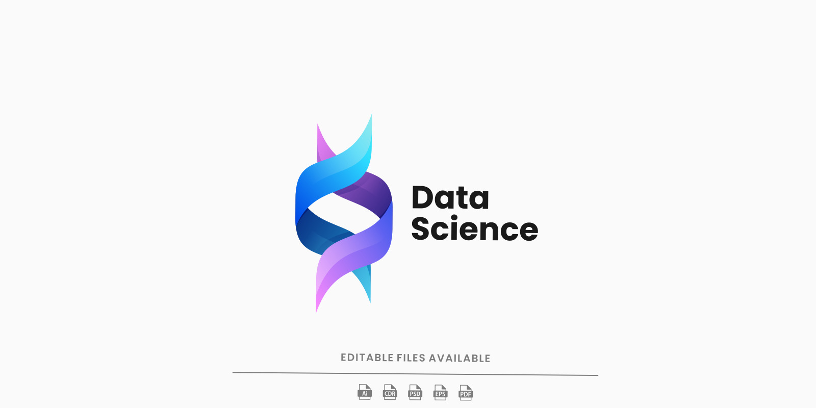 Data Science Gradient Logo #241183 - TemplateMonster