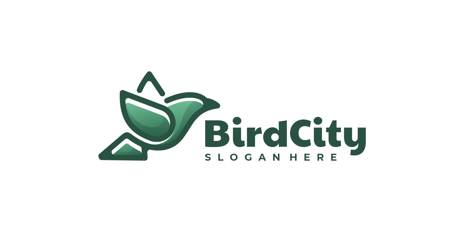 Bird City Color Mascot Logo #222051 - TemplateMonster