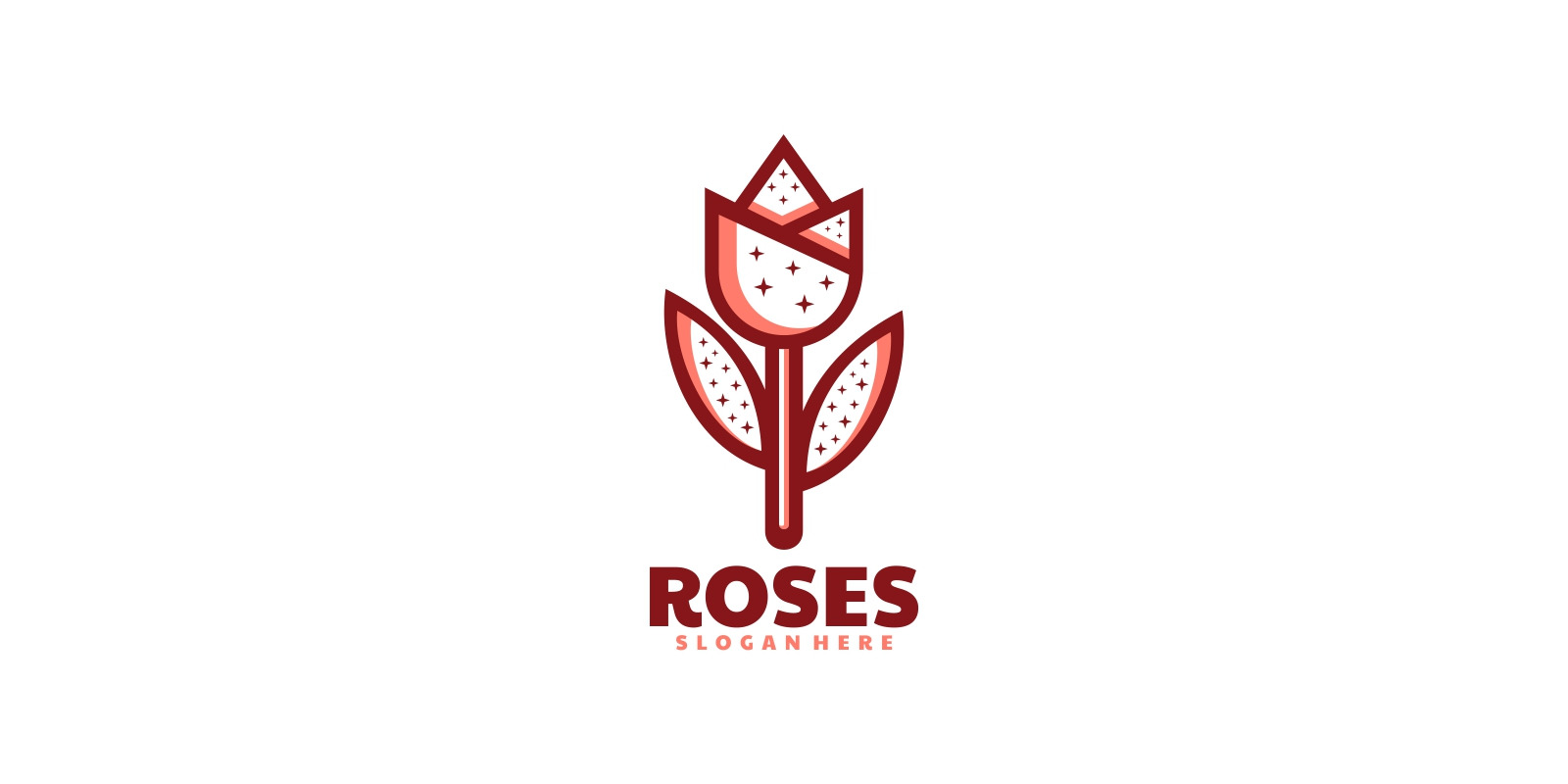 Rose Simple Logo Template #276464 - TemplateMonster