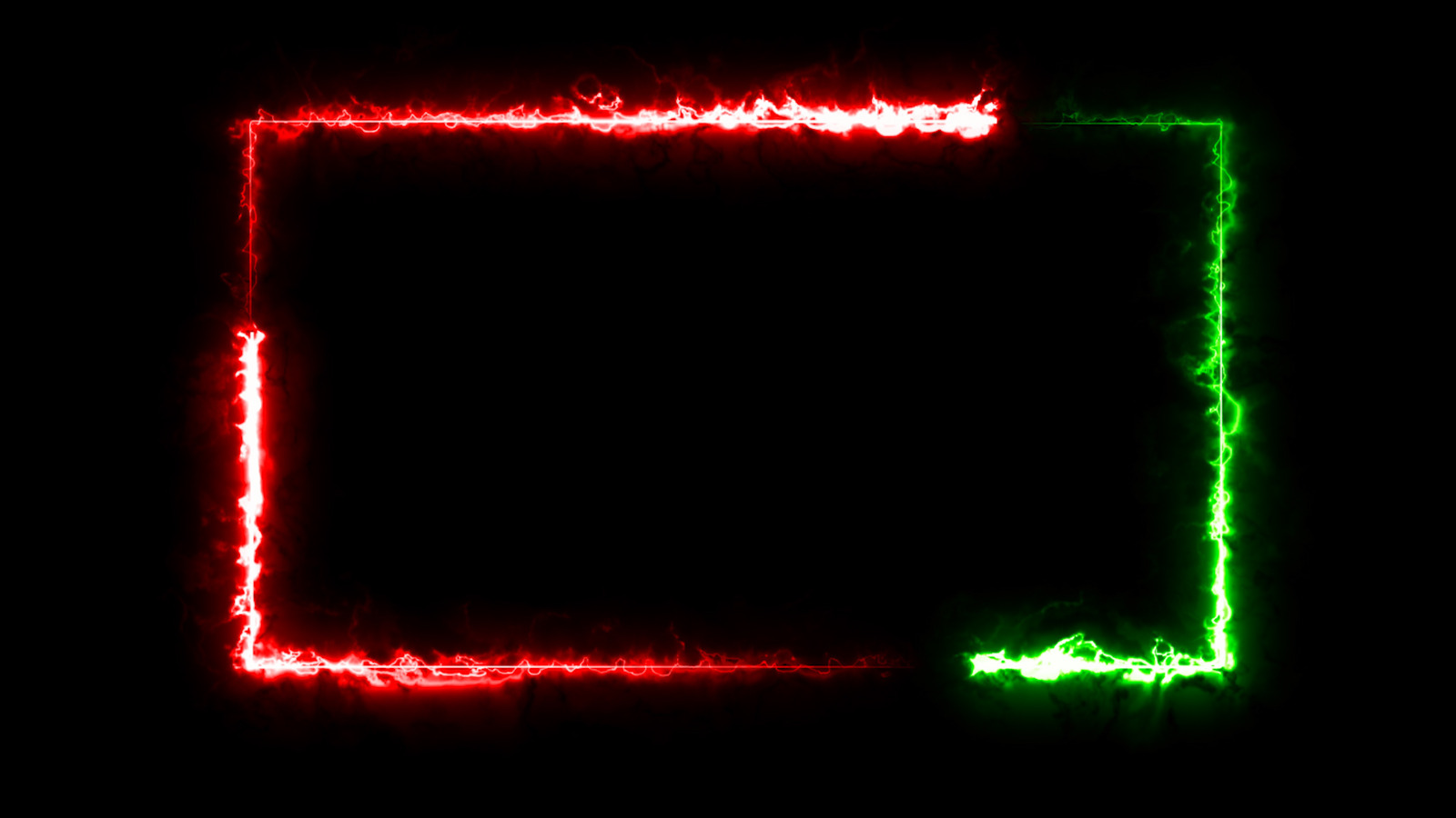 Kryptonite Triple Line Webcam Frame Stock Motion Graphic Pack