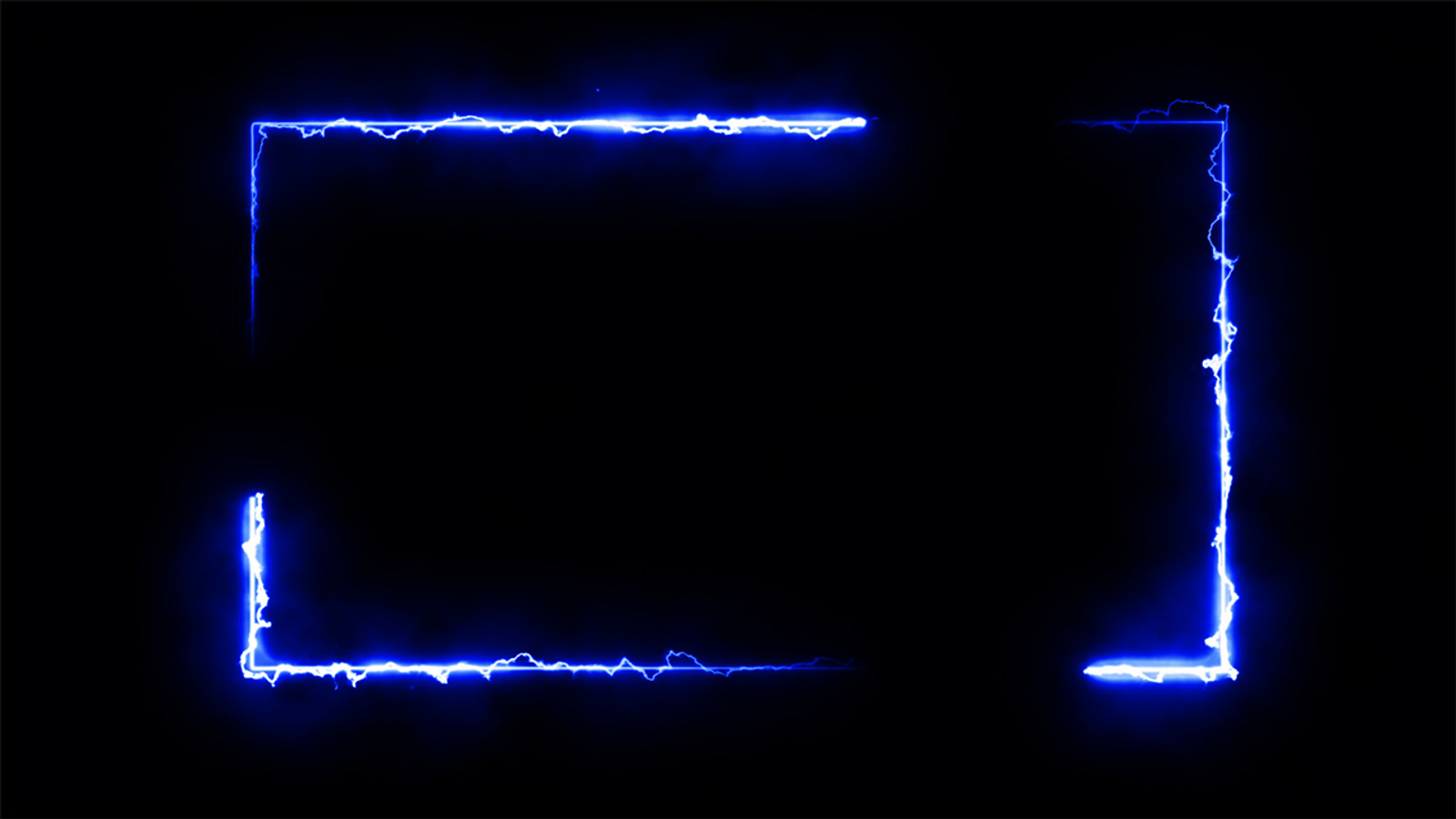 Arc Reactor Triple Line Webcam Frame Stock Motion Graphic Pack