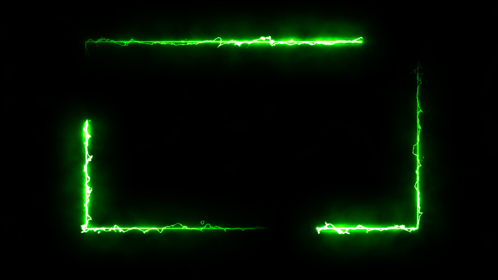 Arc Reactor Triple Line Webcam Frame Stock Motion Graphic Pack