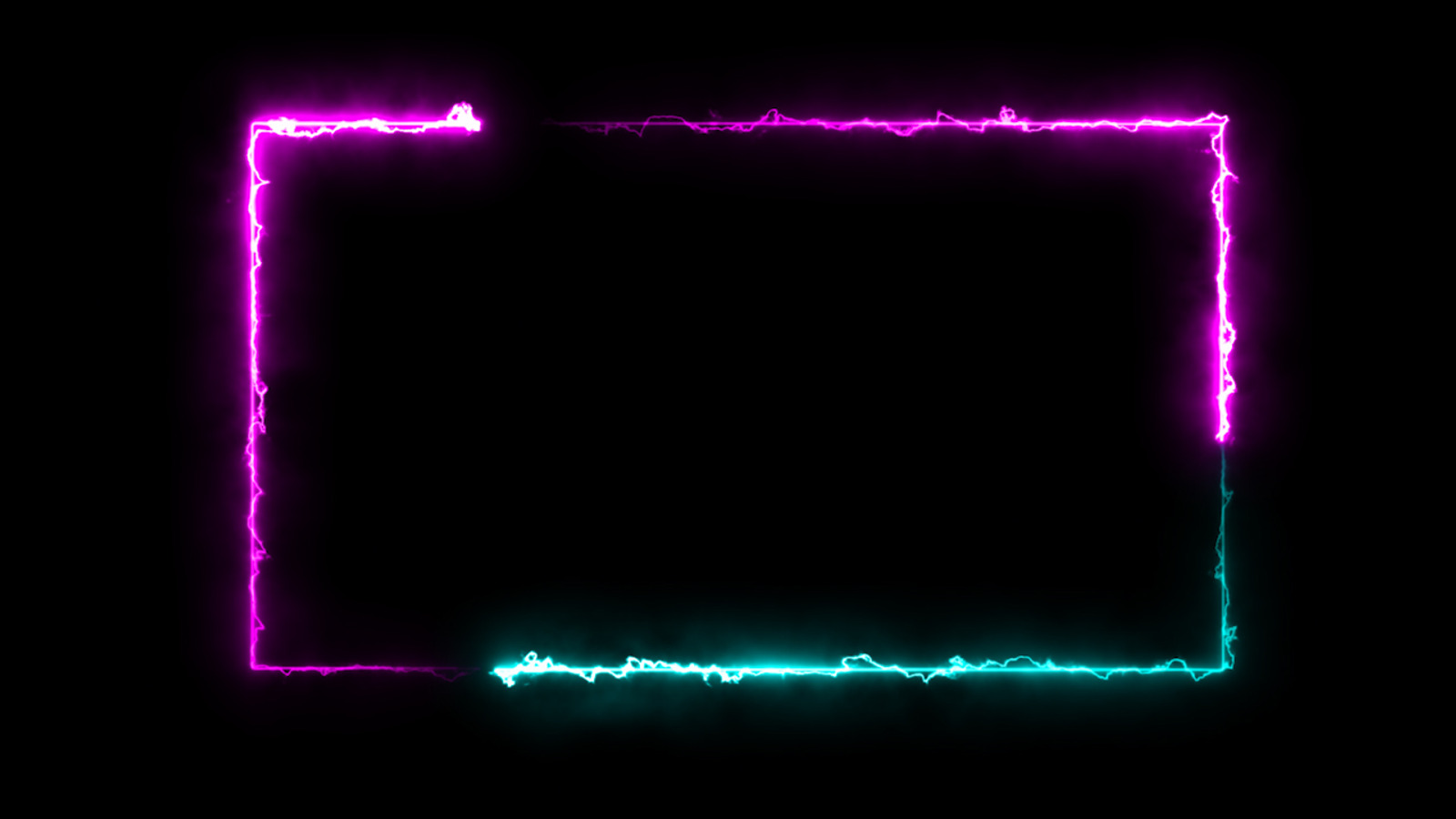 Arc Reactor Triple Line Webcam Frame Stock Motion Graphic Pack