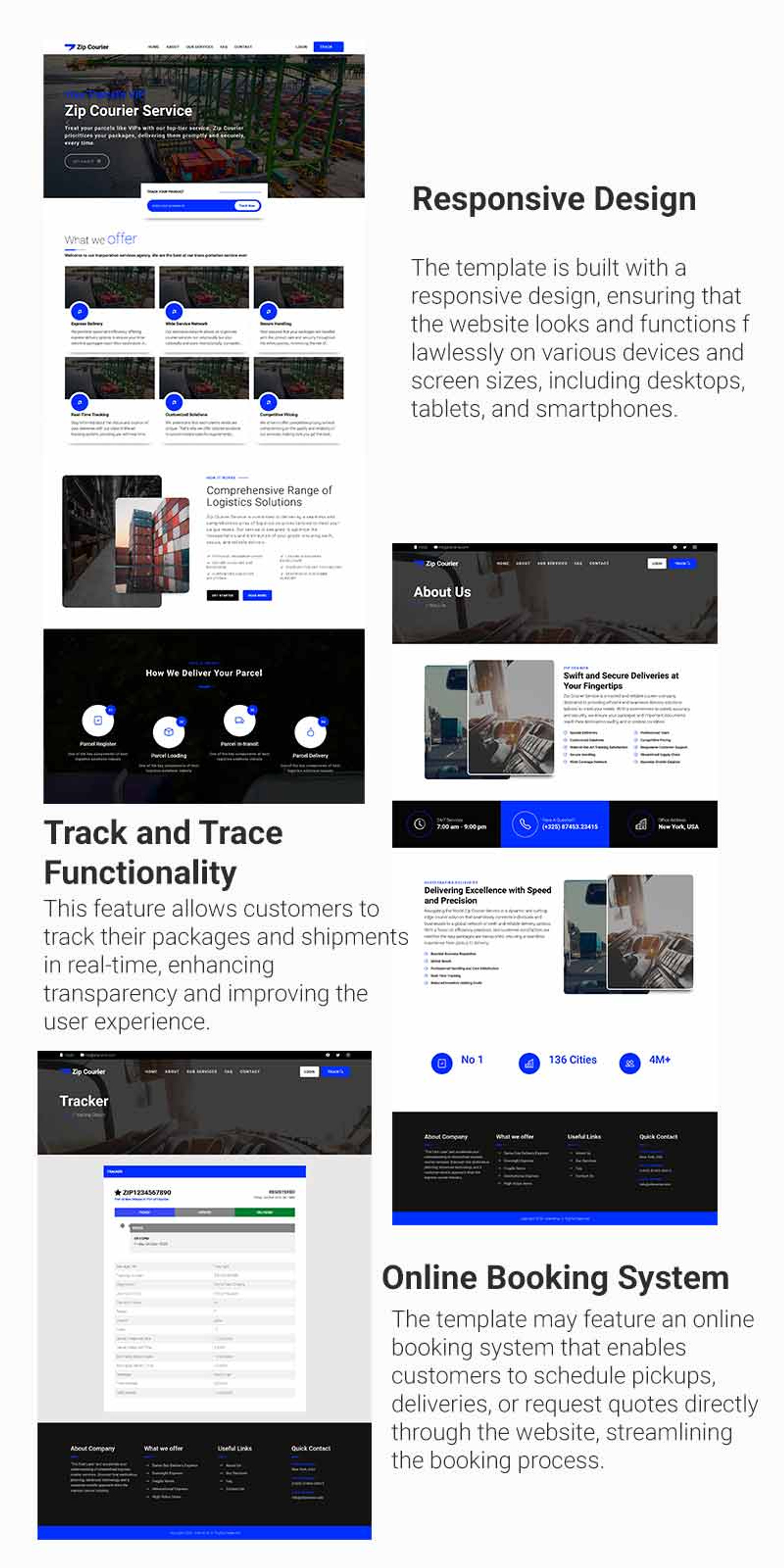 Zip Courier - Multipurpose Transportation HTML5 Template