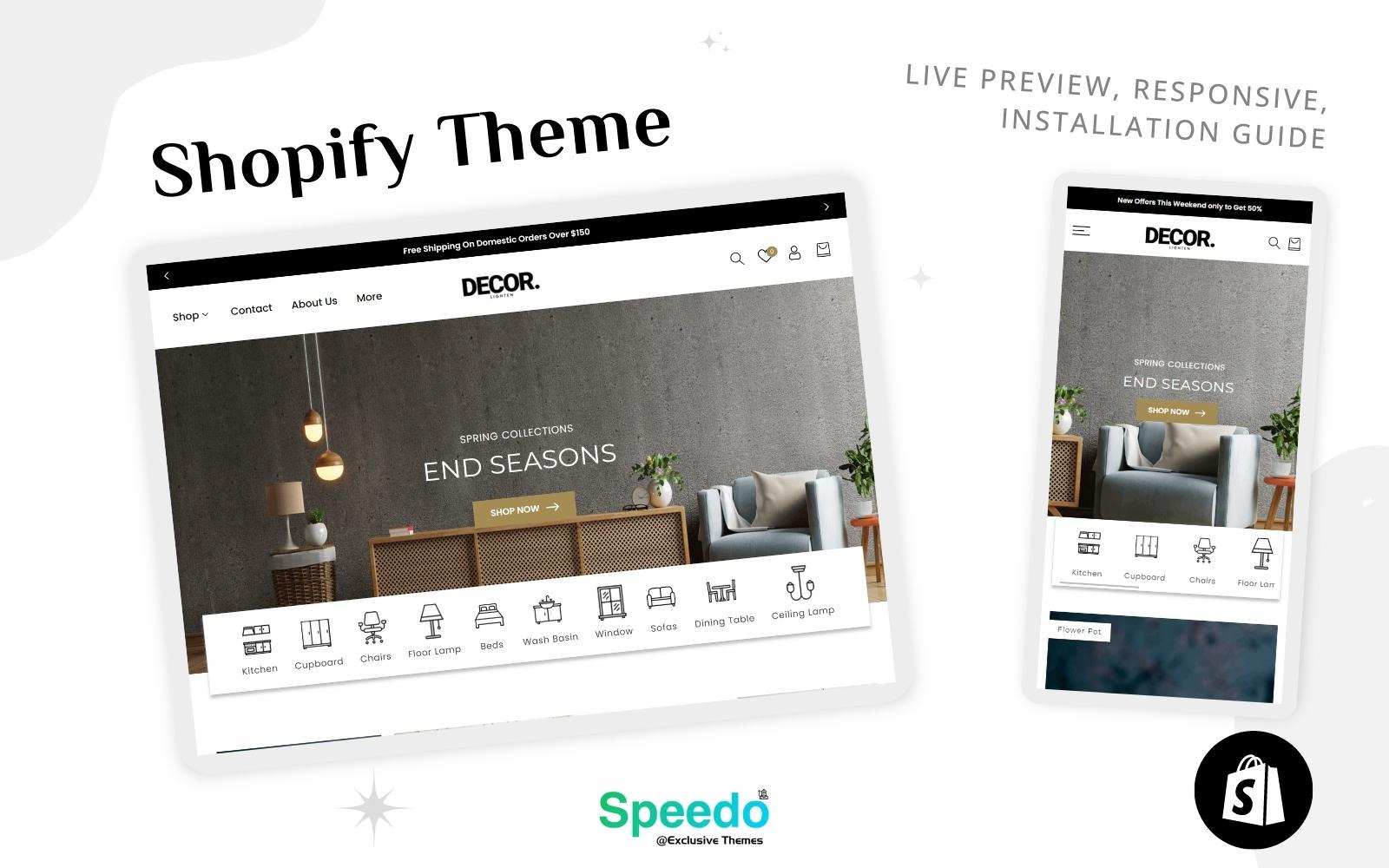 Multipurpose Best Shopify Furniture & Home Decor | Shopify Furniture ...