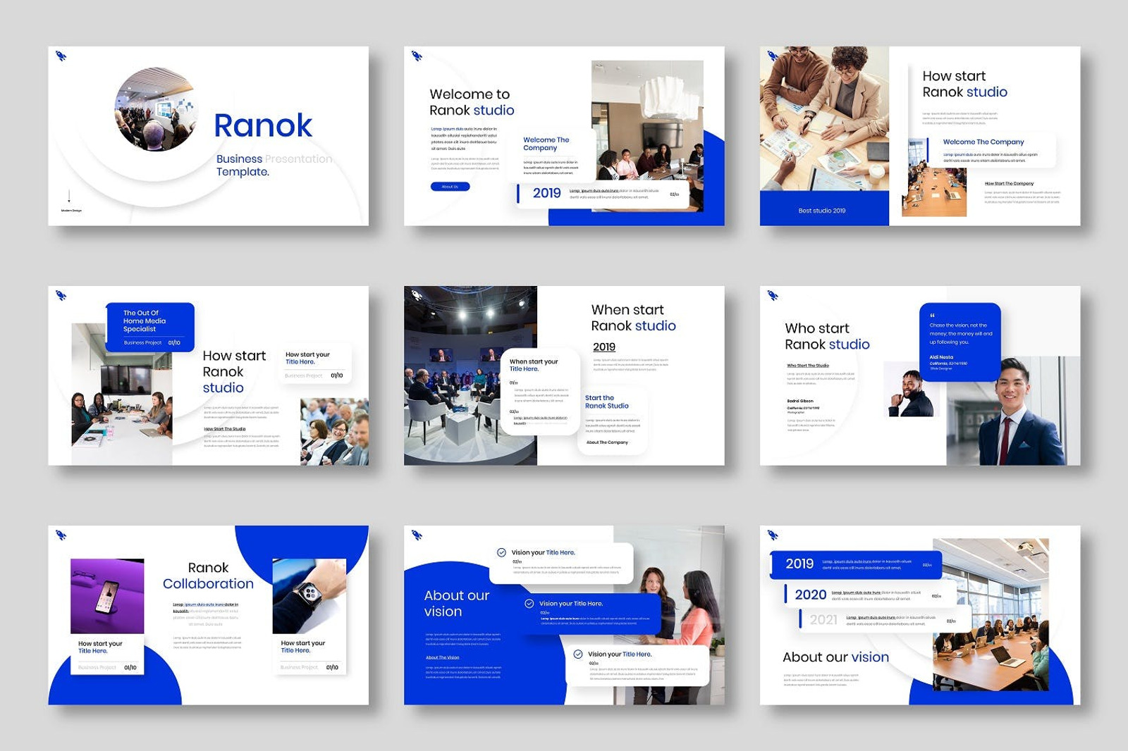 Ranok – Business PowerPoint Template - TemplateMonster