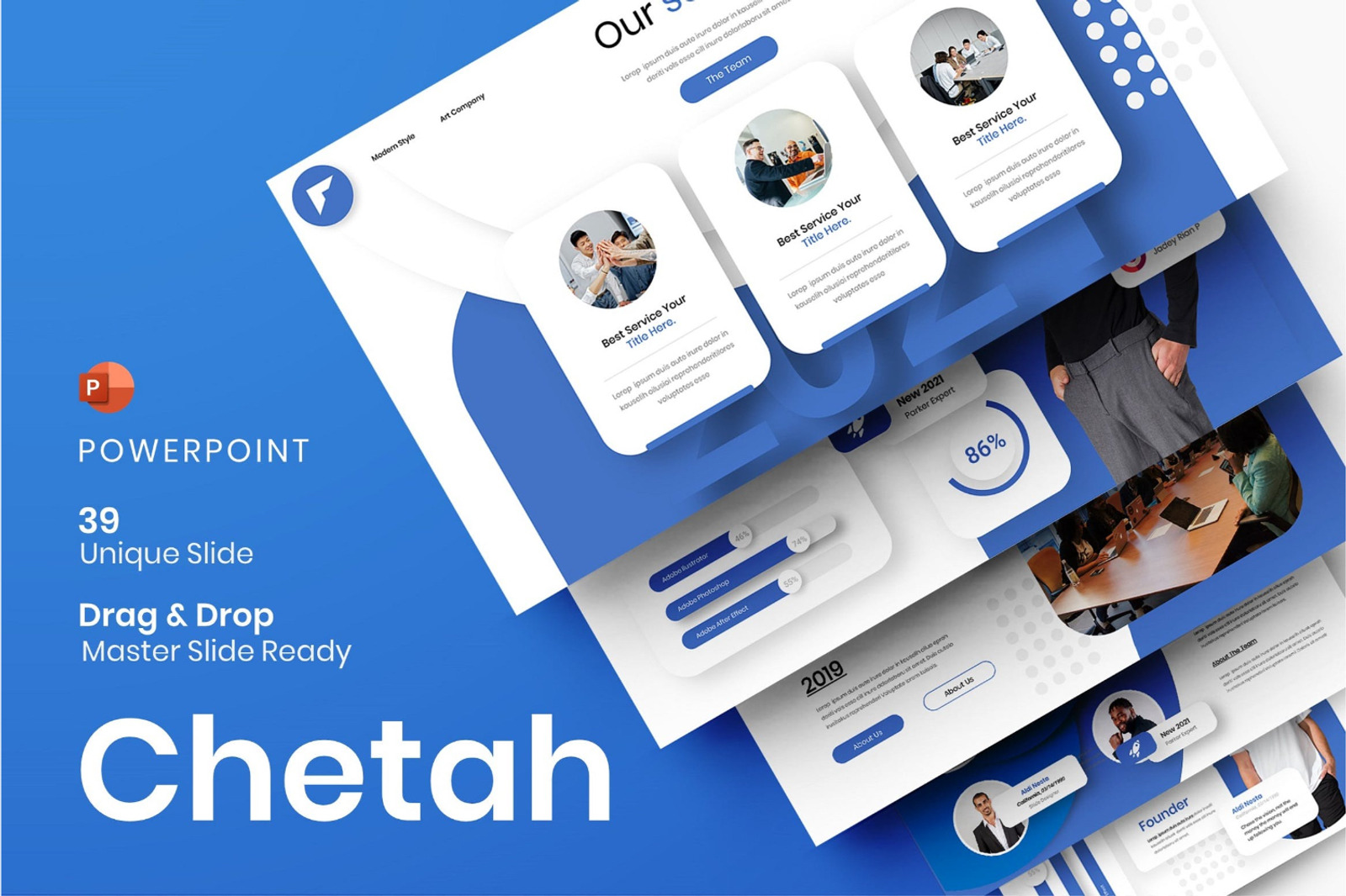 Chetah – Business PowerPoint Template - TemplateMonster