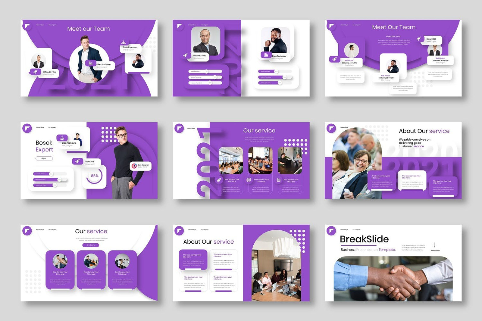 Bacok – Business PowerPoint Template - TemplateMonster