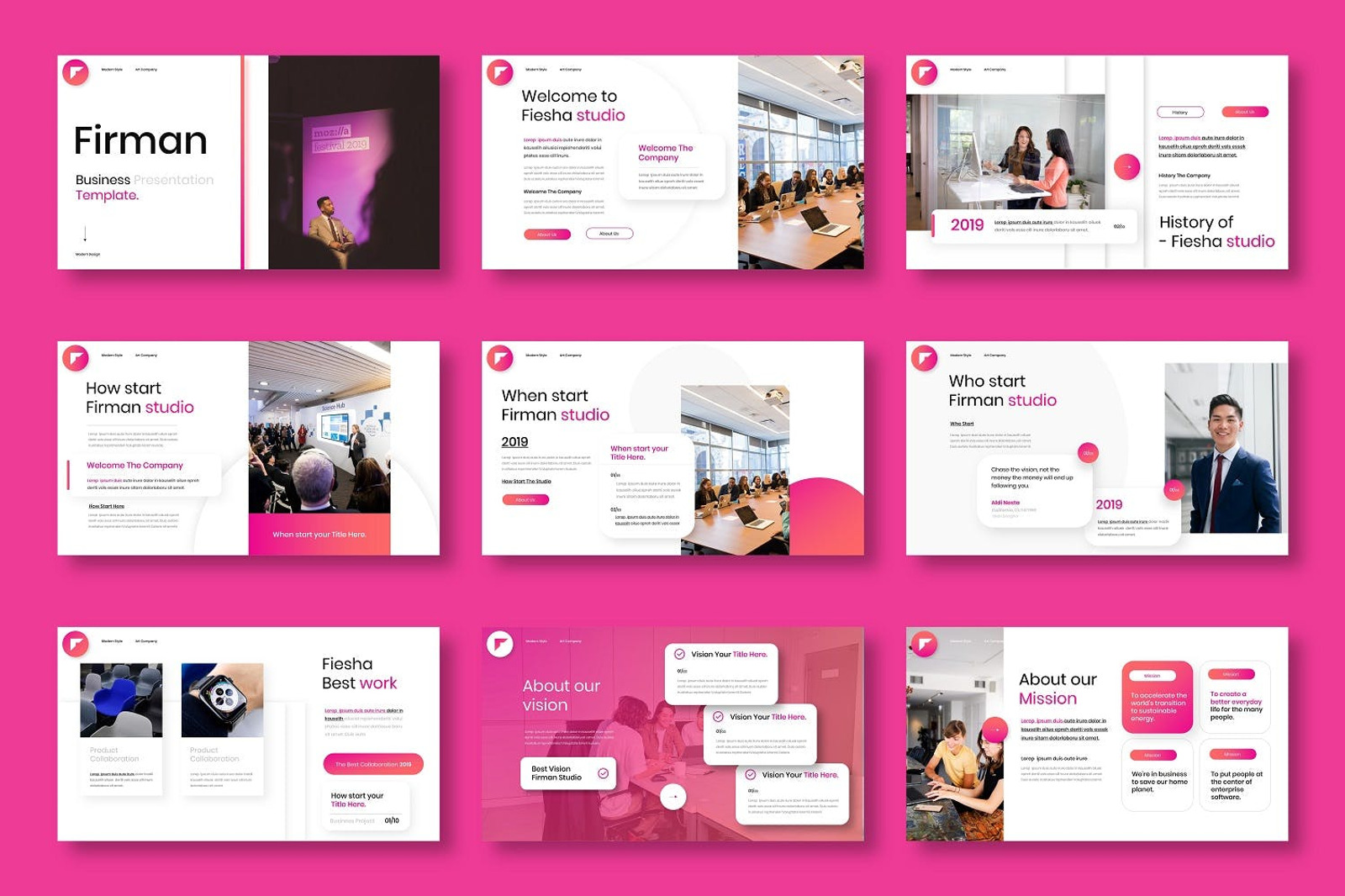 Firman – Business PowerPoint Template - TemplateMonster