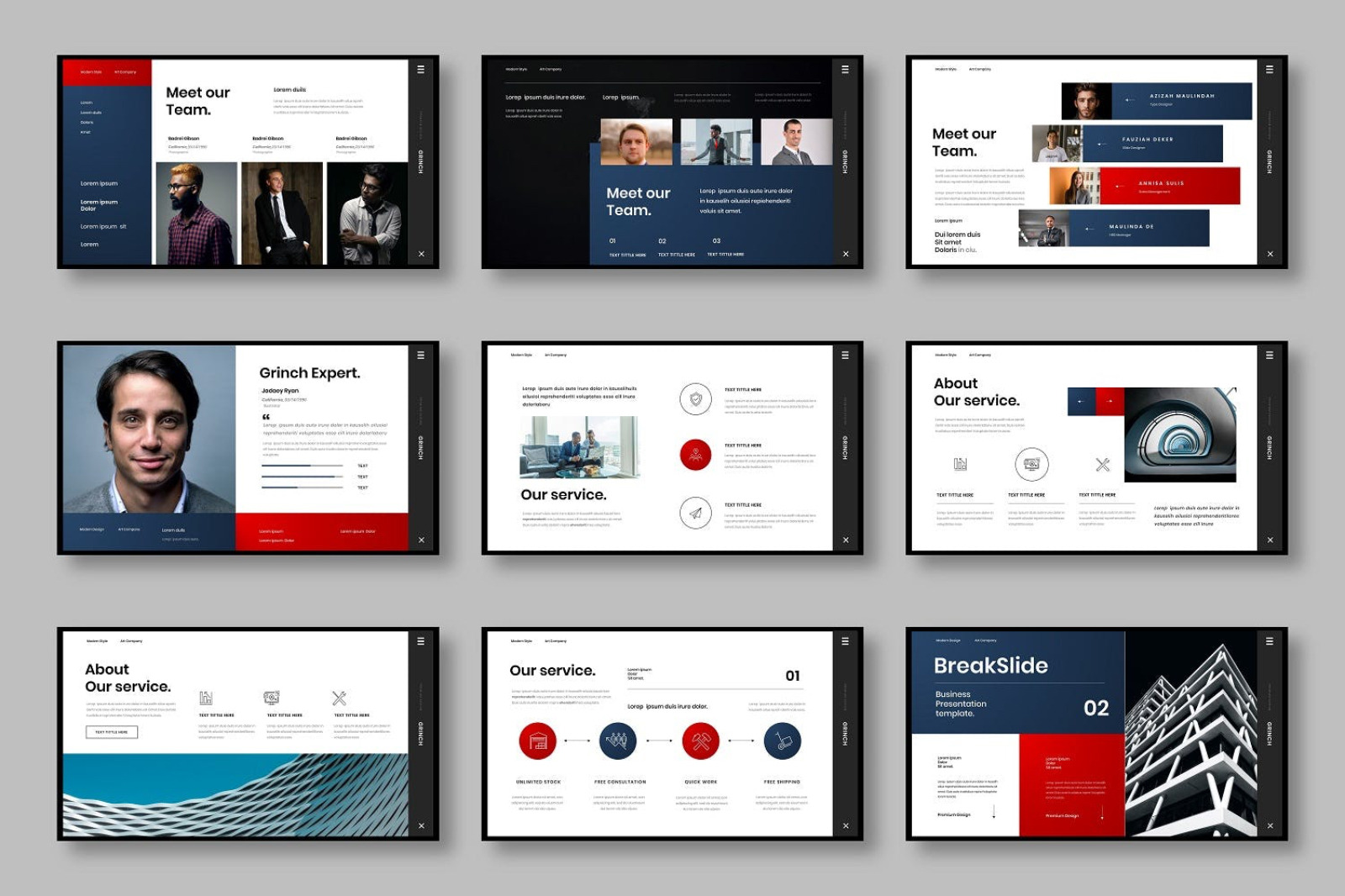 Grinch – Business PowerPoint Template - TemplateMonster