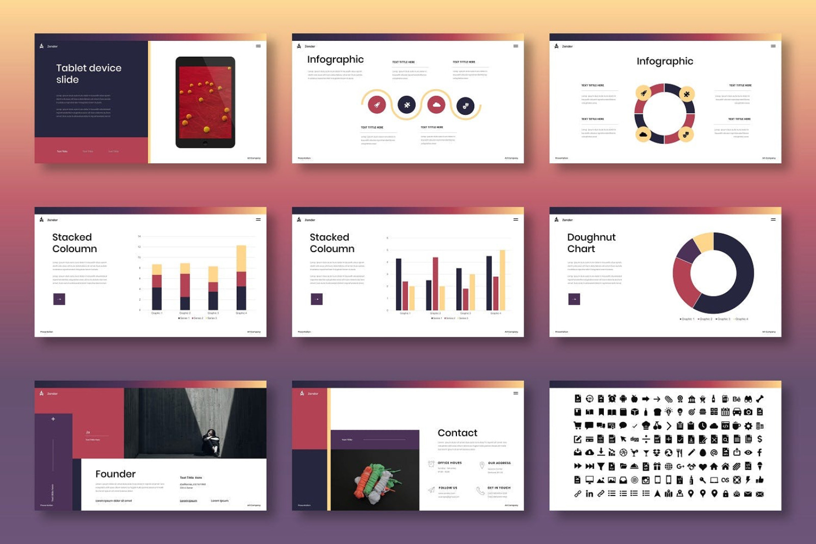 Zender – Business PowerPoint Template - TemplateMonster