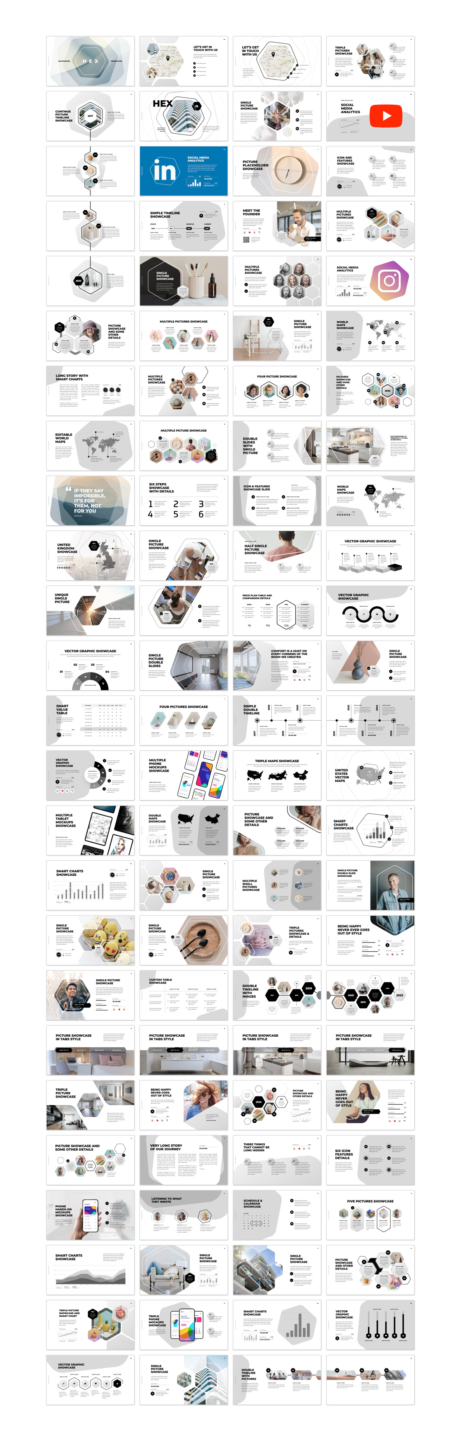 HEX Animated PowerPoint Template #384271 - TemplateMonster
