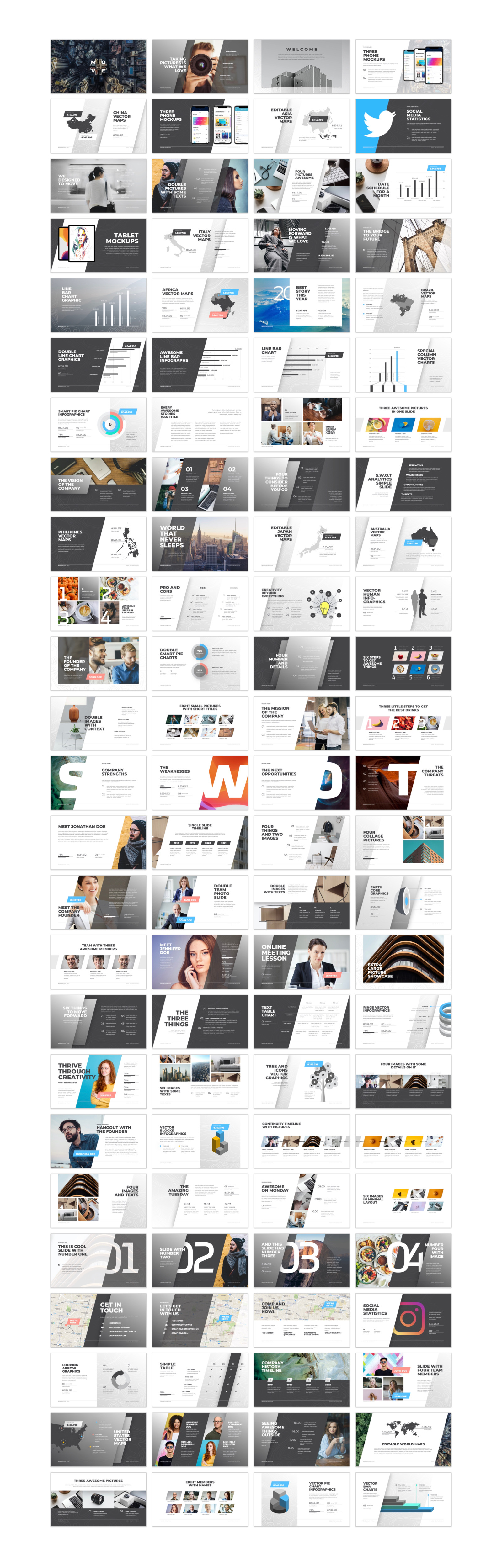 Move Animated PowerPoint Template #351763 - TemplateMonster