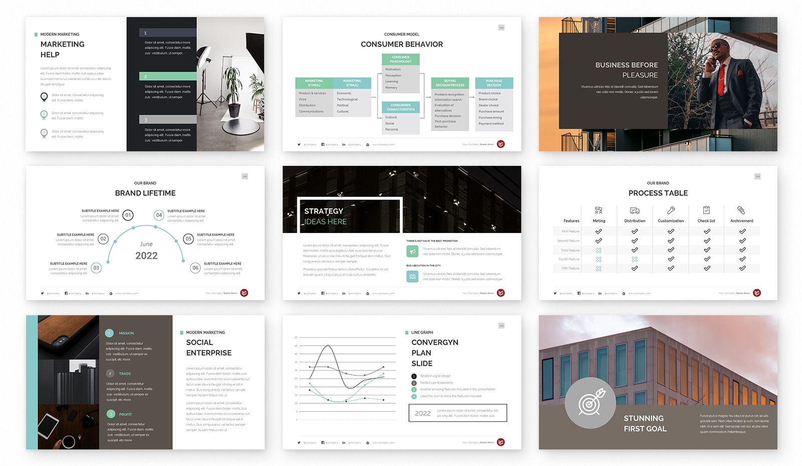 Complete Business Powerpoint Presentation - TemplateMonster