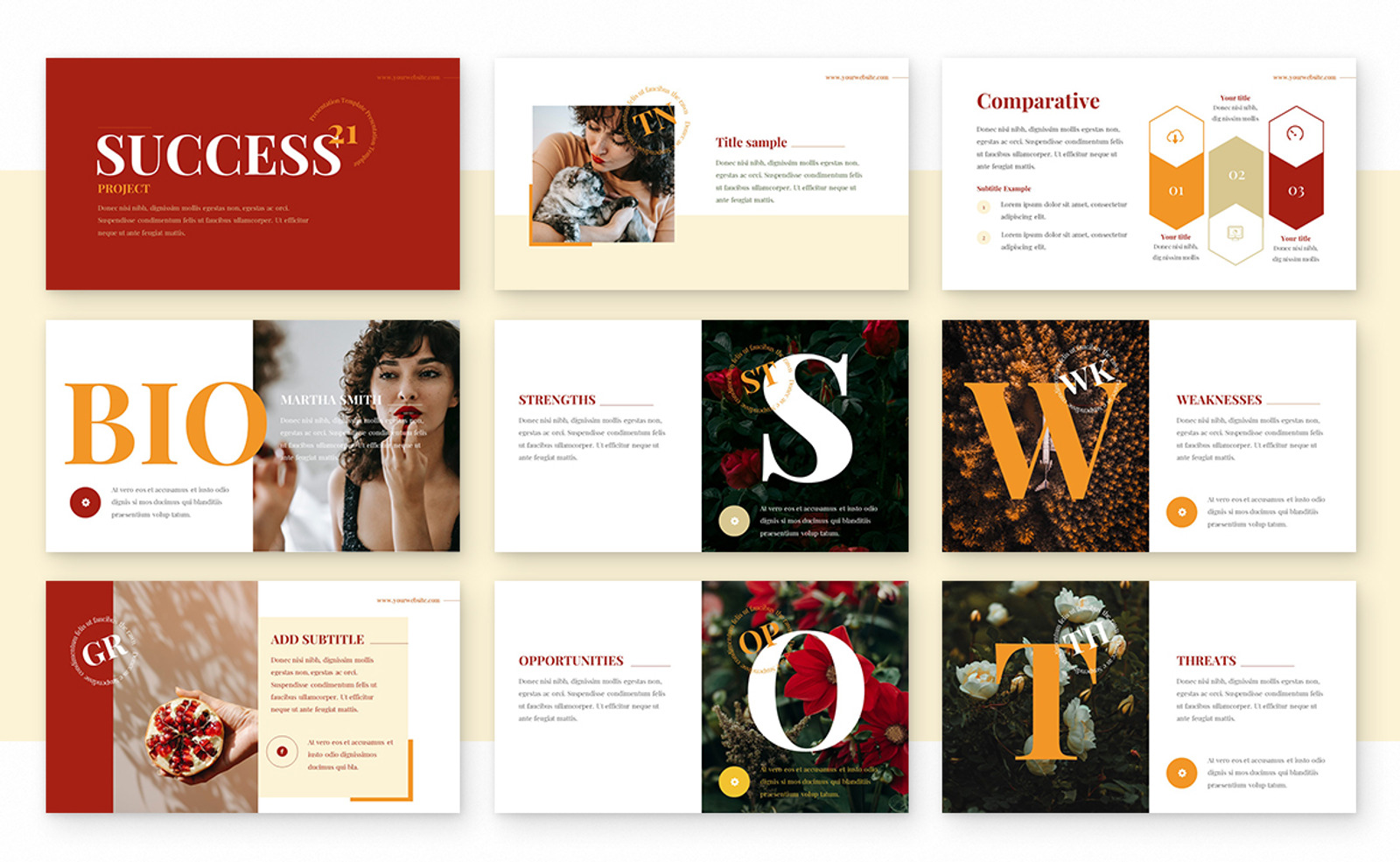 Ginger Powerpoint Presentation Template - TemplateMonster