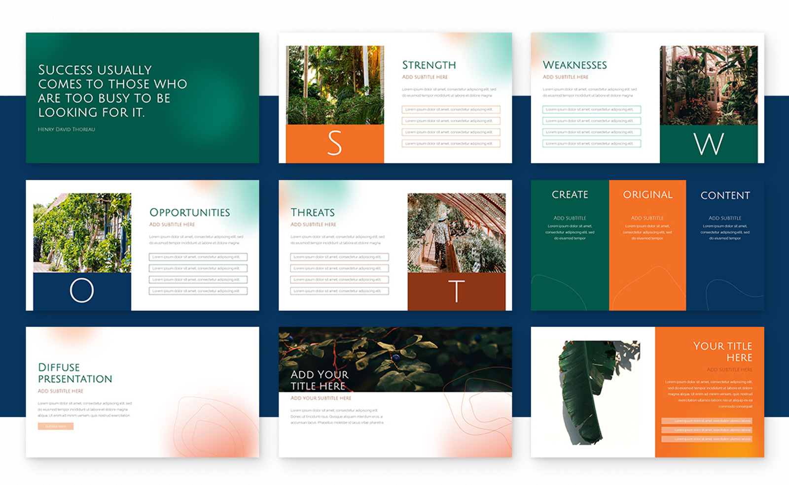 Diffuse Powerpoint Presentation Template - TemplateMonster