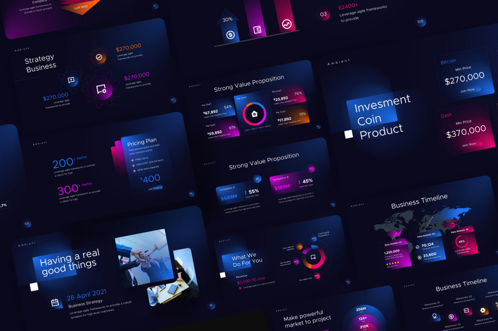 Ambient Creative Business PowerPoint Template