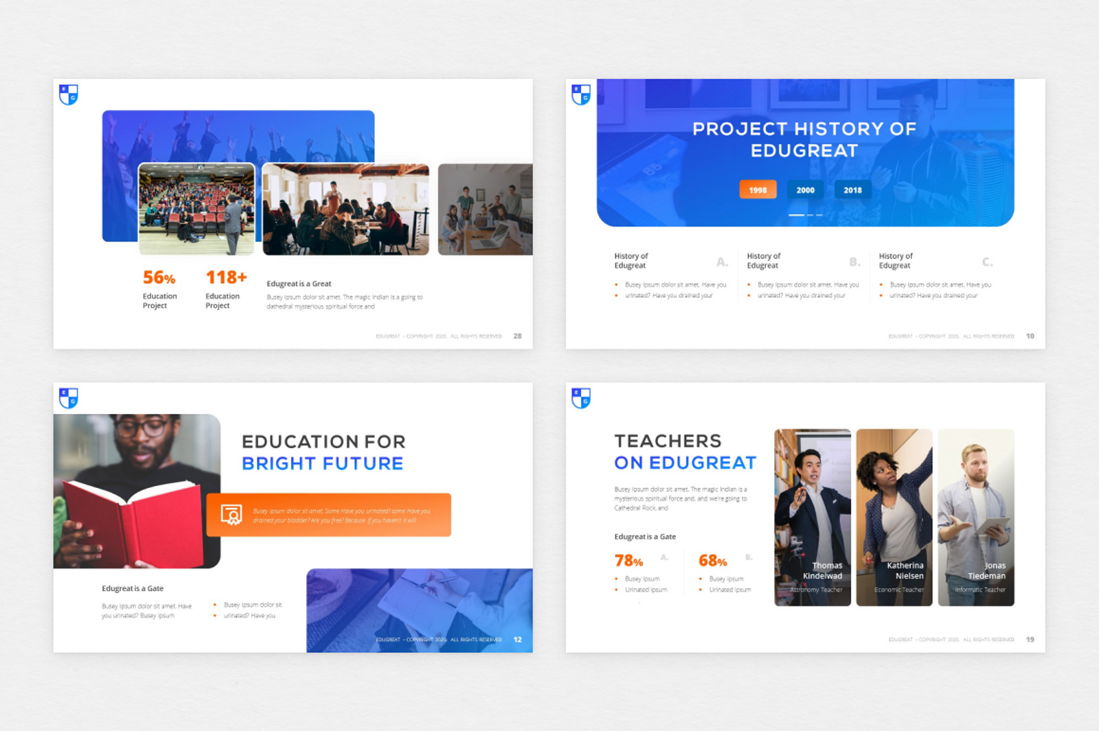 Edugreat Education Modern PowerPoint Template