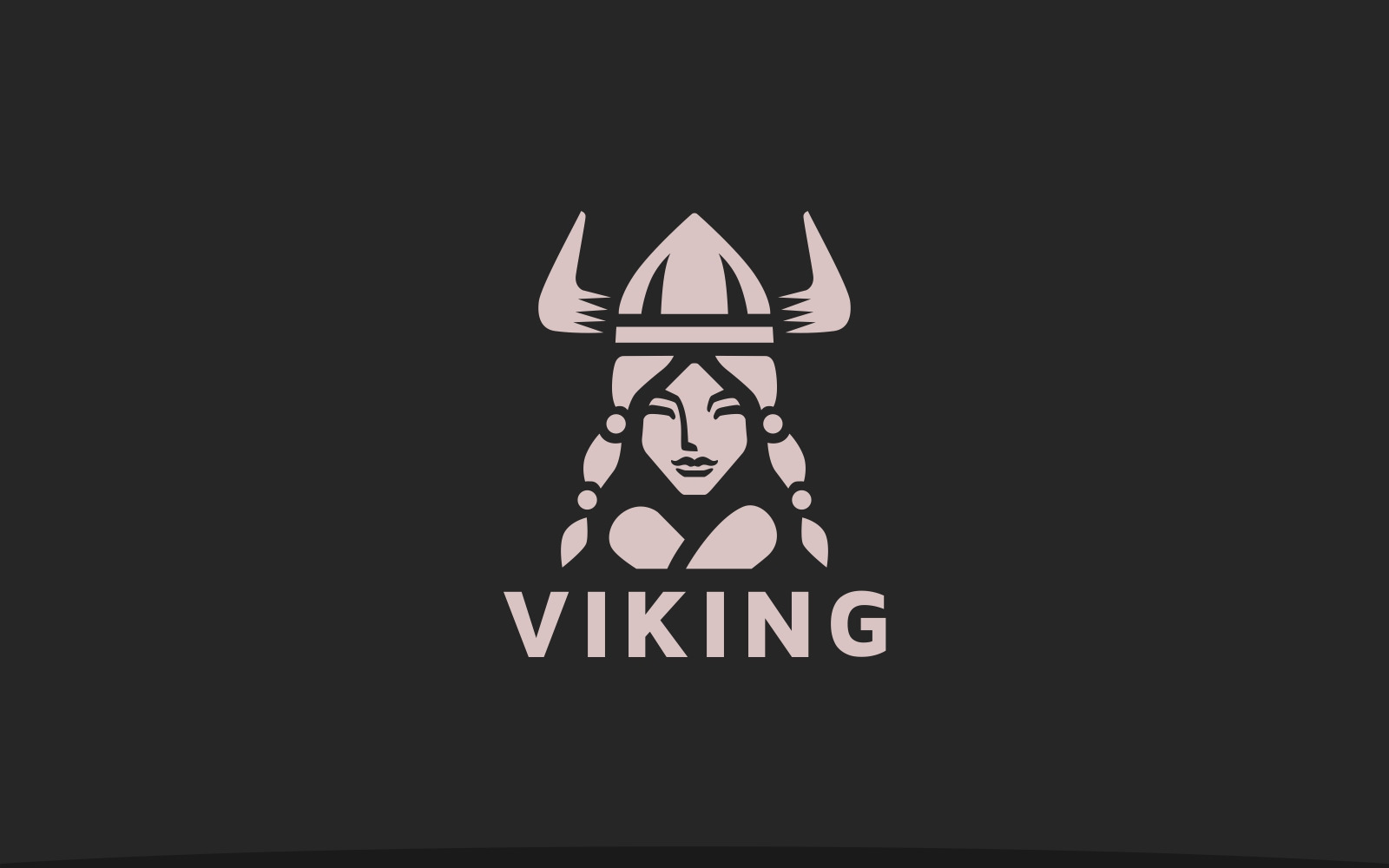 Viking Girl Logo Template #227673 - TemplateMonster