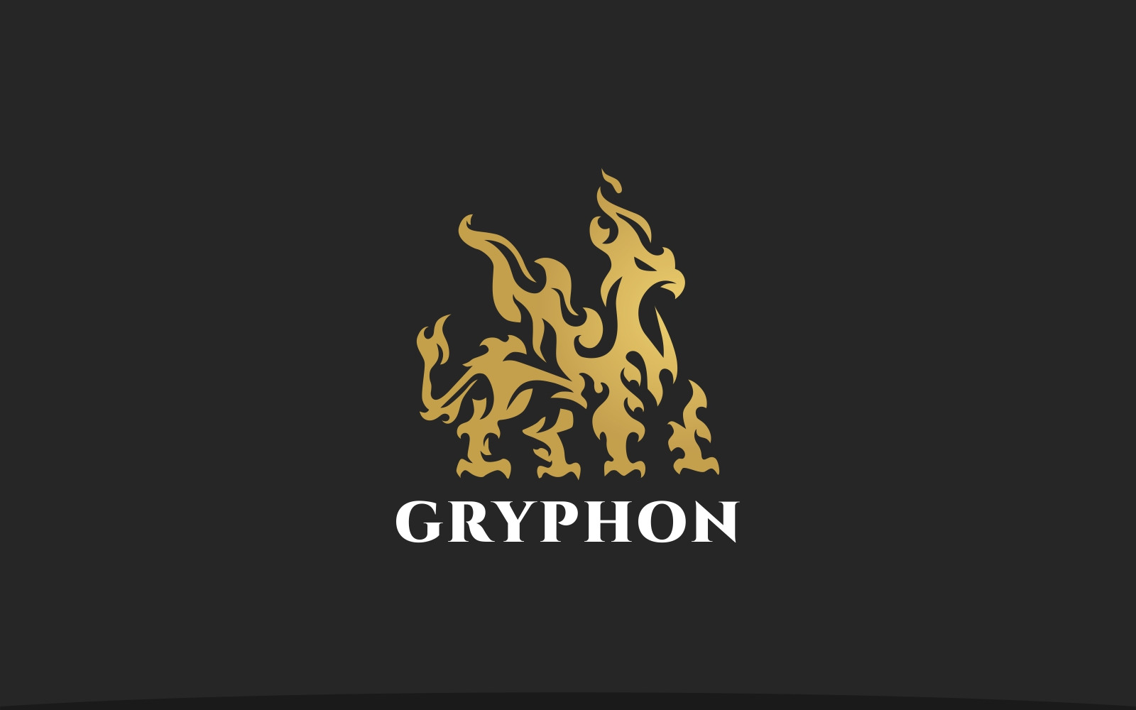 Gryphon Flame Logo Template #227427 - TemplateMonster