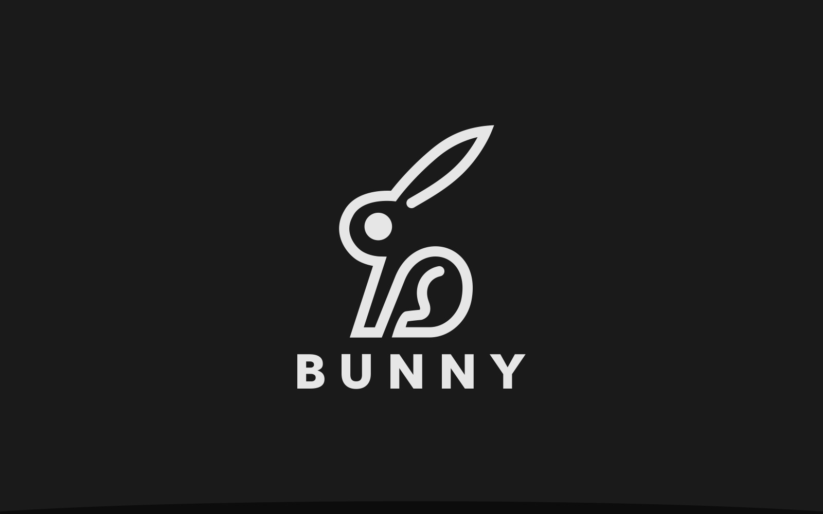 Cute Bunny Logo Rabbit Logo #227557 - TemplateMonster