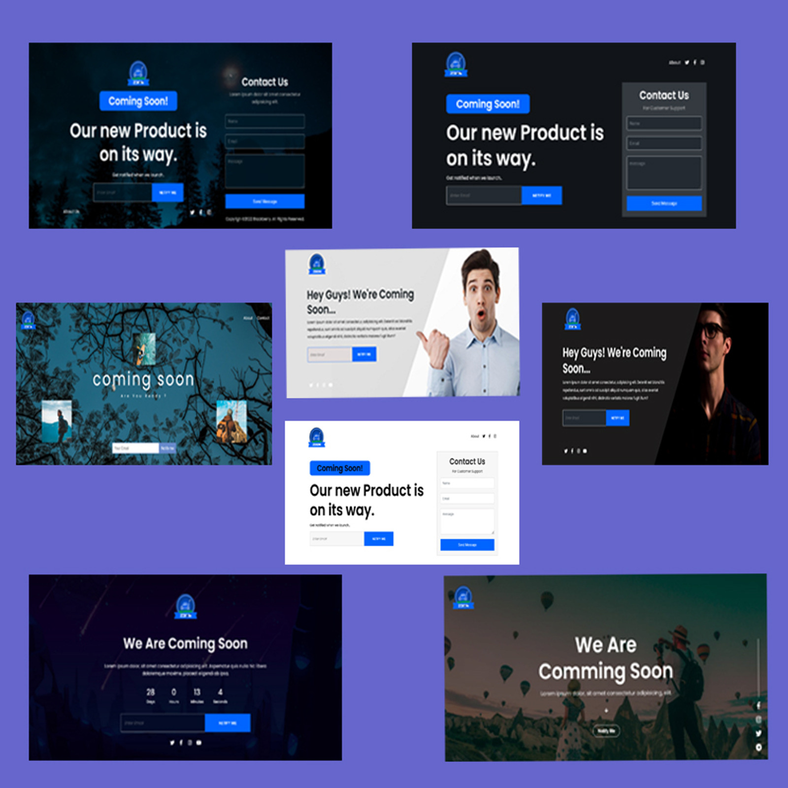 Zoom Coming Soon Template #258241 - TemplateMonster