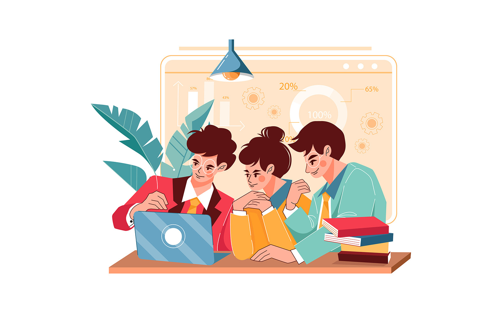 M379_Business Activities Illustrations - TemplateMonster