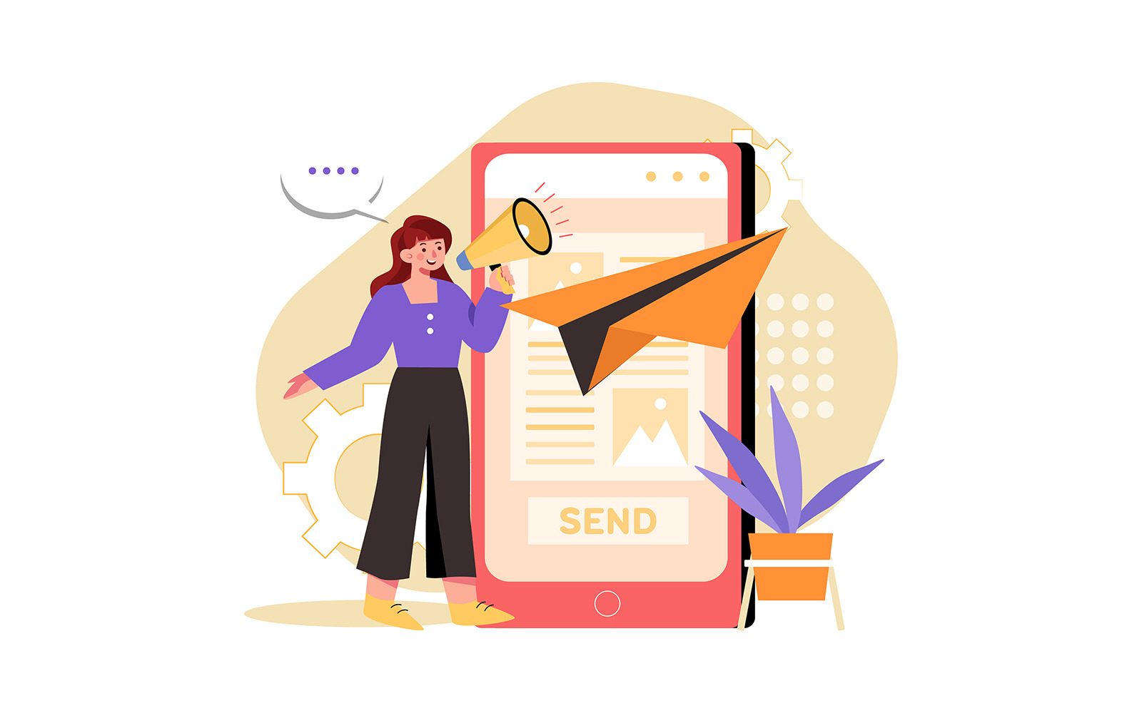 M337 - Email Marketing Illustration Pack - TemplateMonster