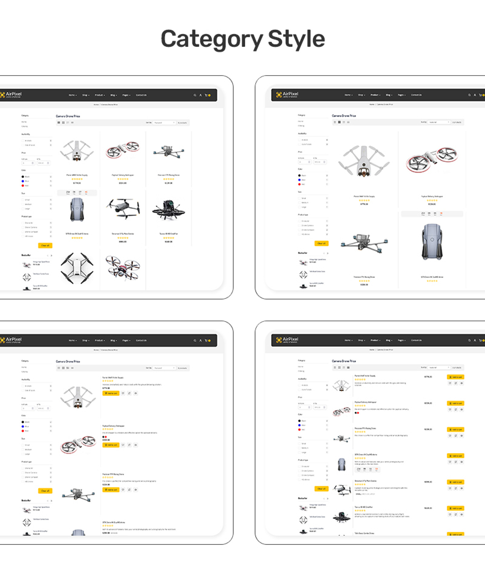 AirPixel - Drones, Speakers & Gadgets - Shopify Theme