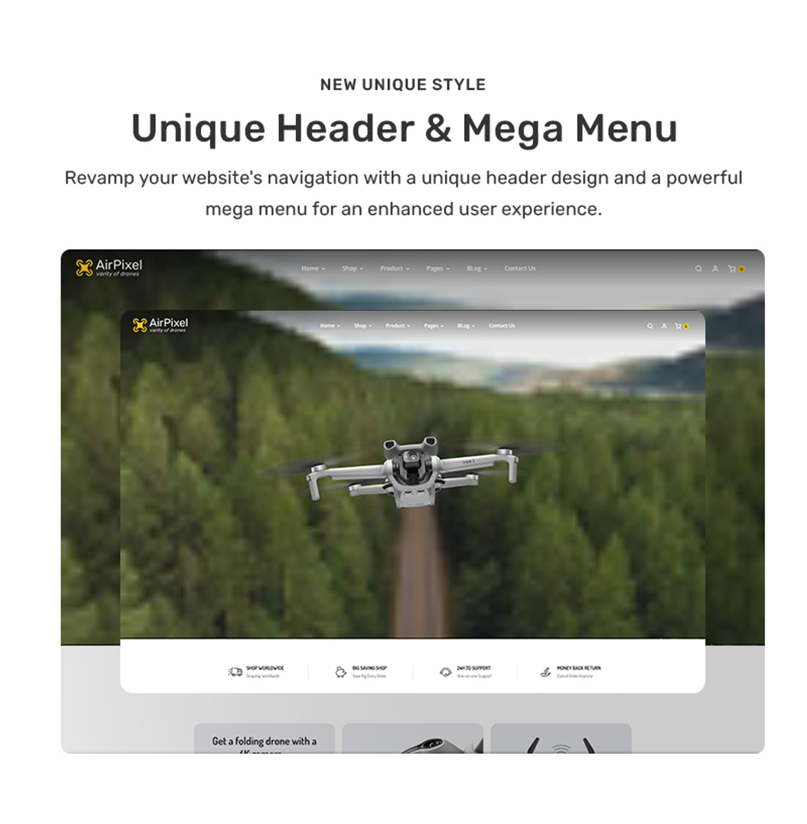 AirPixel - Drones, Speakers & Gadgets - Shopify Theme