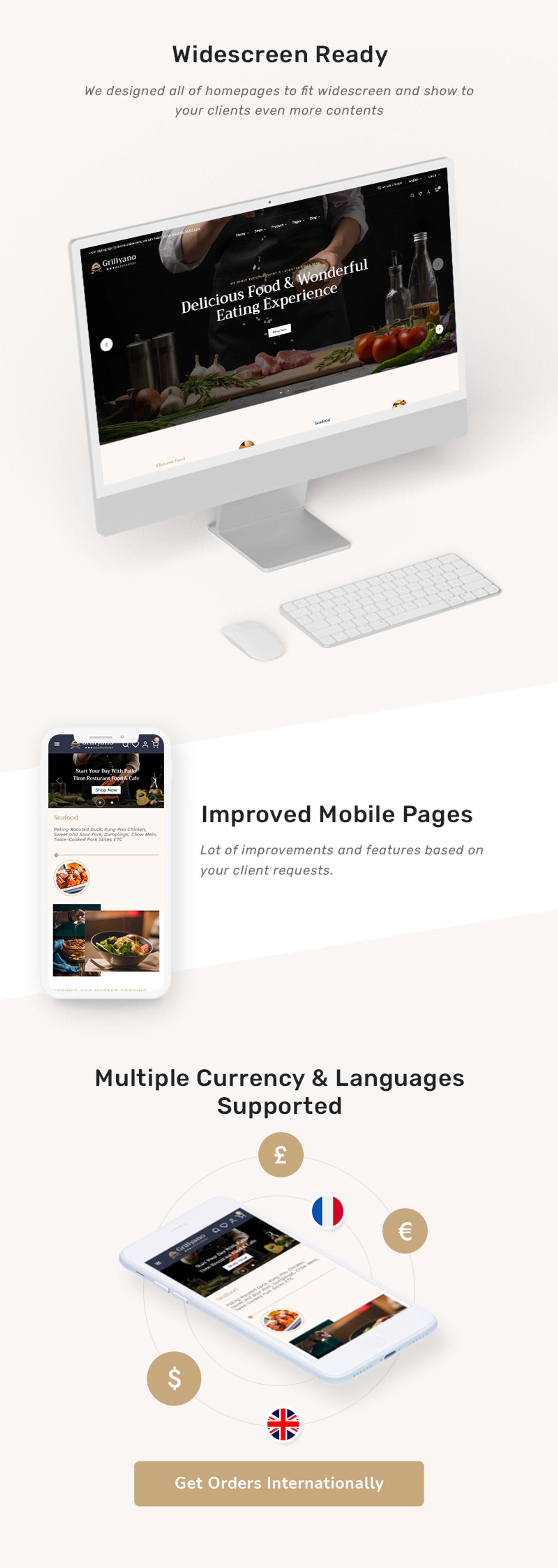 Grillyano - Shopify Responsive Theme For Restaurants, Fast Food, Dishes