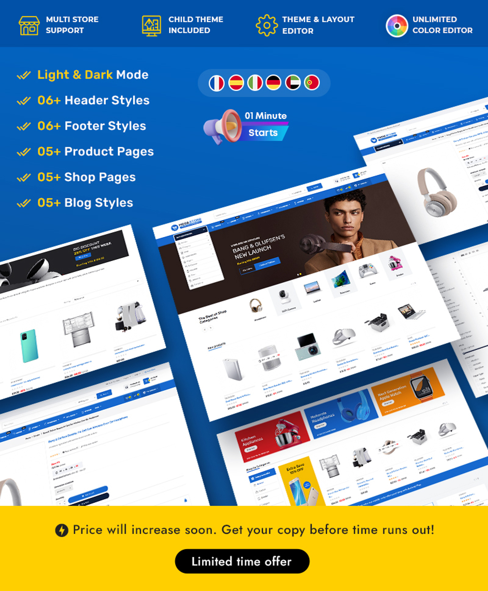 MegaStore - Advanced Multipurpose Mega Electronics PrestaShop Store