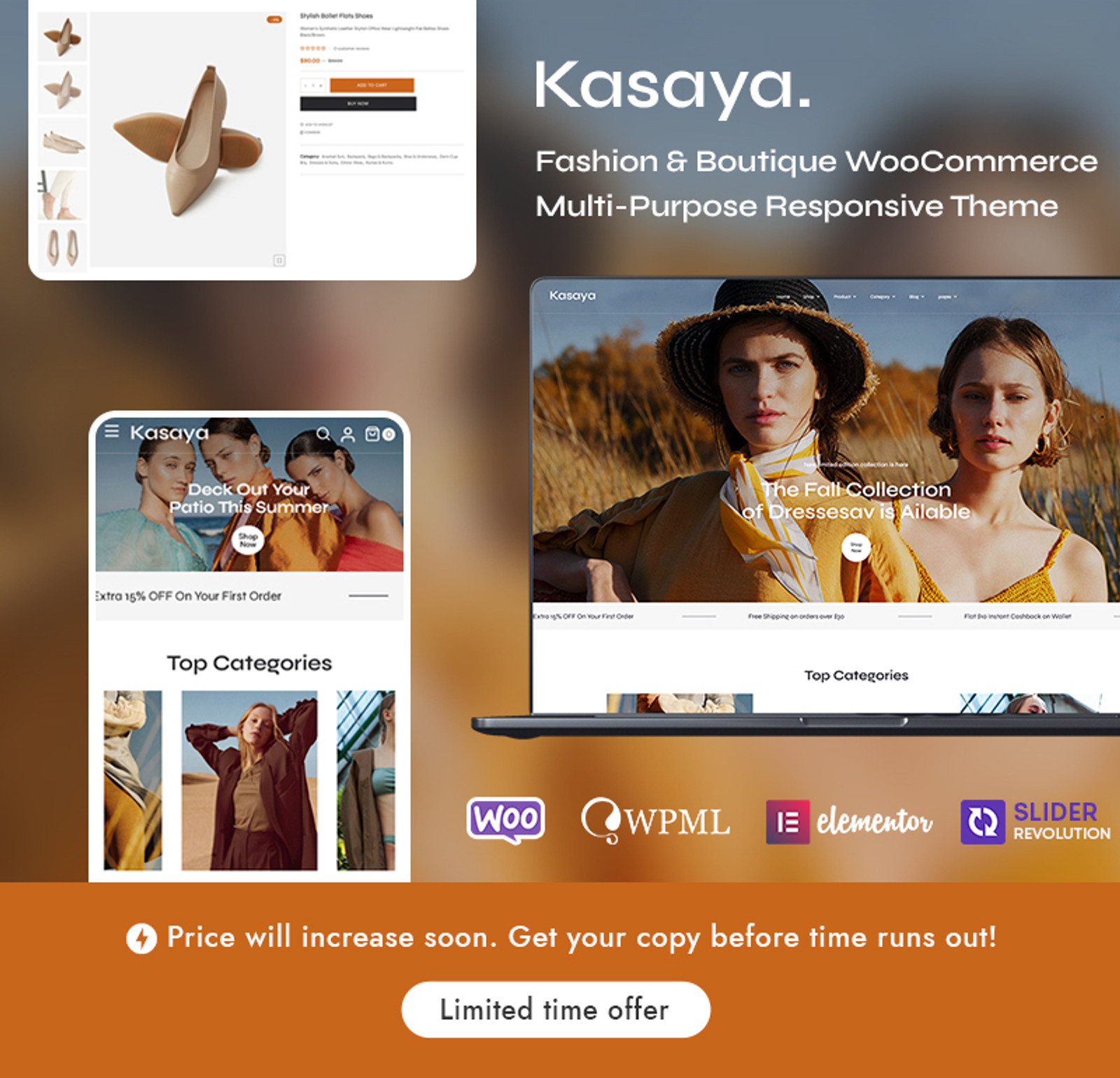 Kasaya- Fashion & Boutique WooCommerce Multi-Purpose Responsive Theme