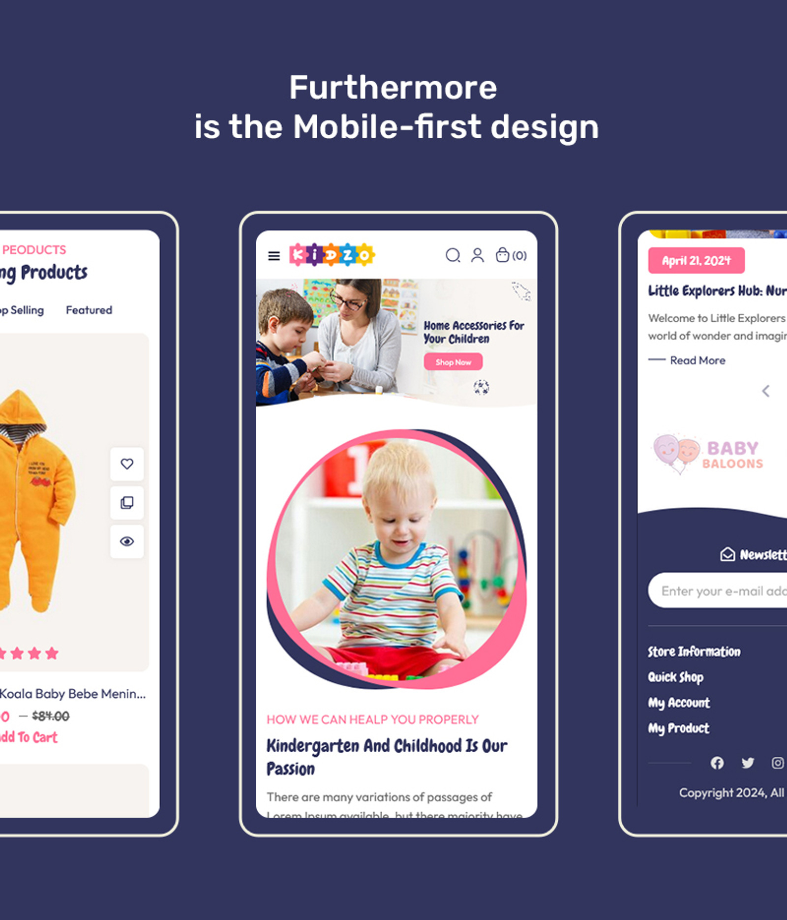 Kidzo - WooCommerce theme for Baby, Kids & Toys Stores