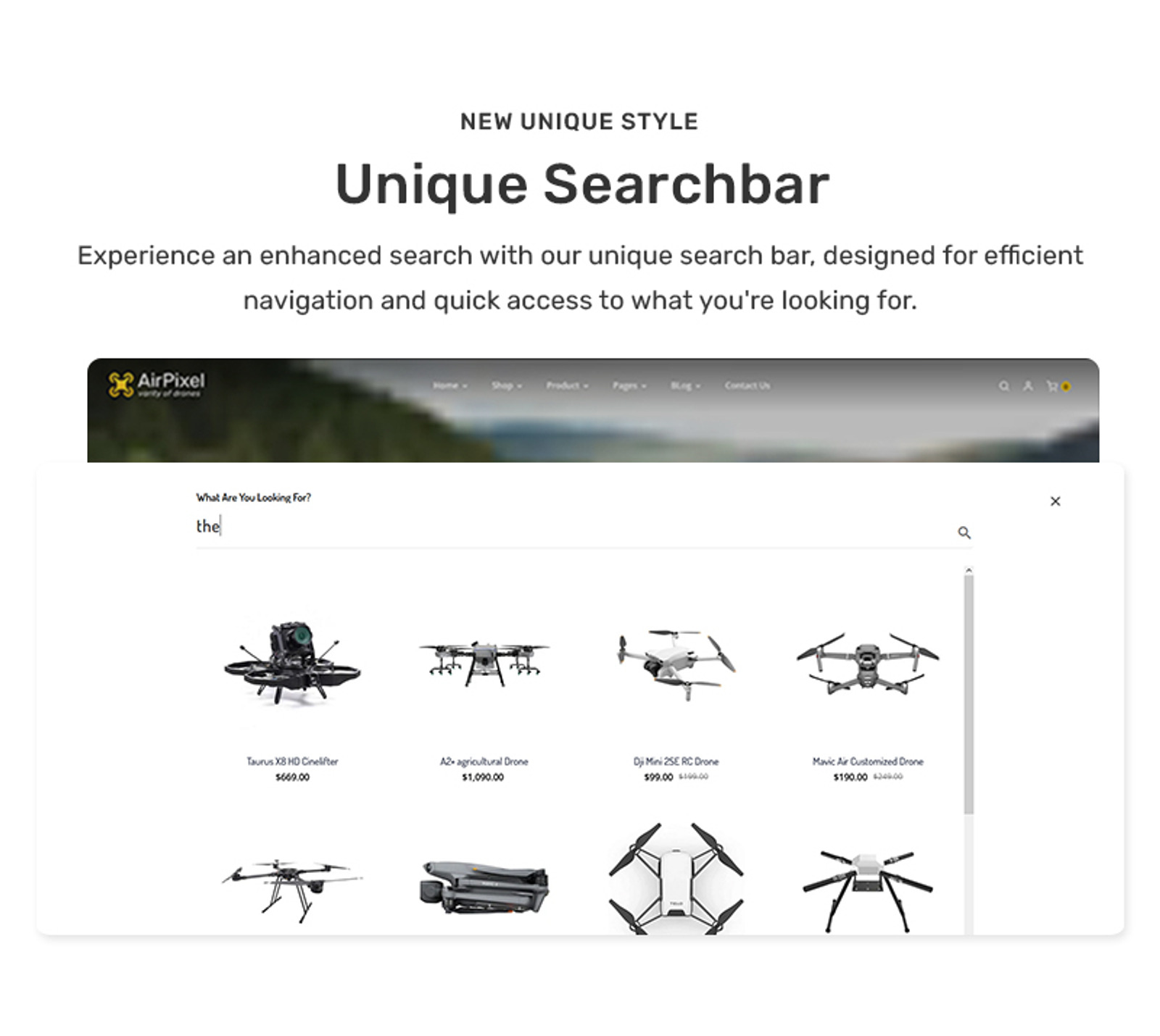 AirPixel - Drones, Speakers & Gadgets - Shopify Theme