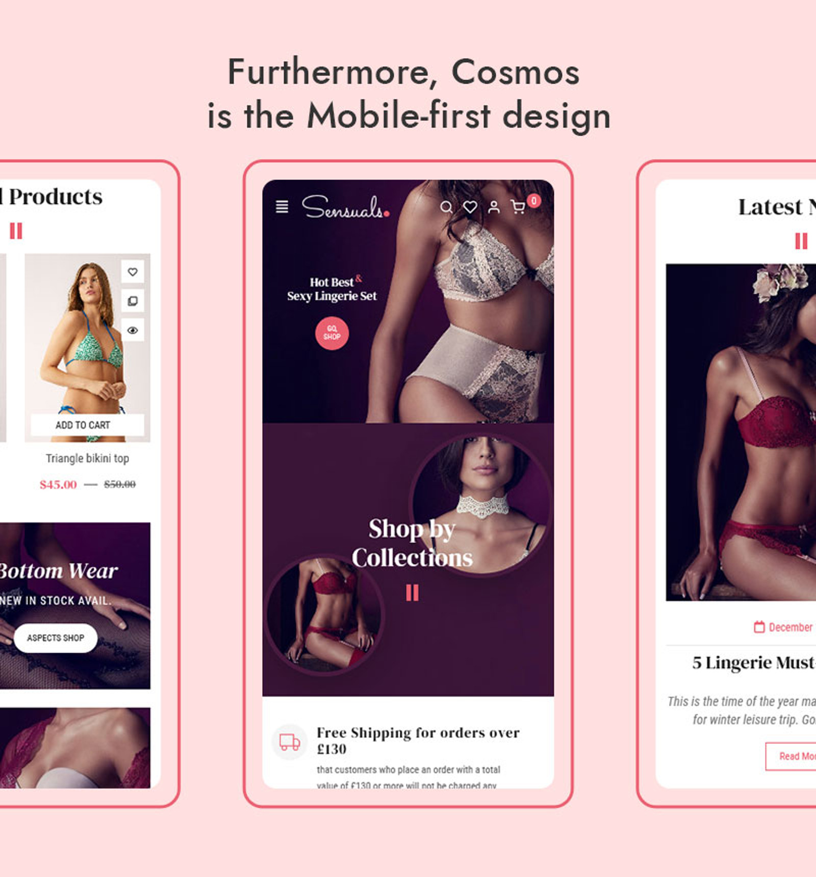 Sensuels - A Creative WooCommerce Theme For Lingerie Stores