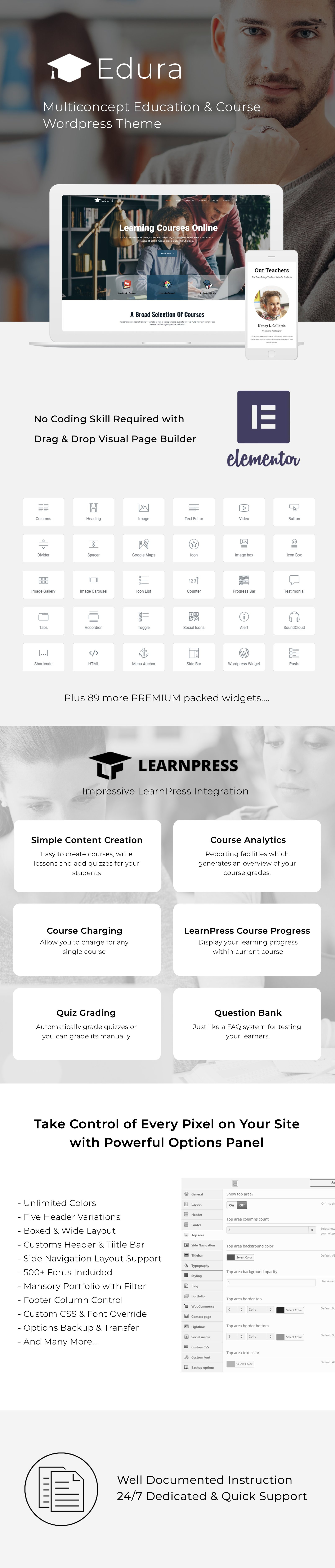 Edura - LearnPress Education WordPress Theme