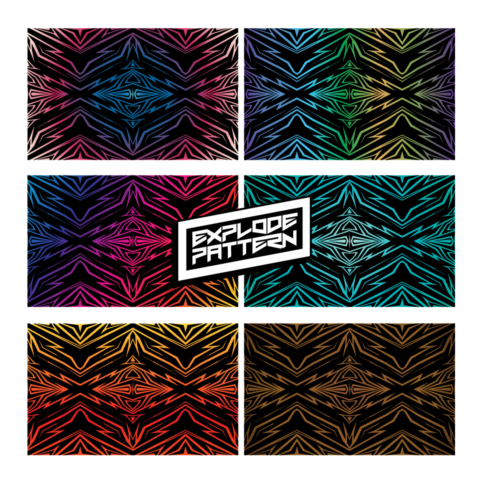 Explode Pattern - Pattern Background Template