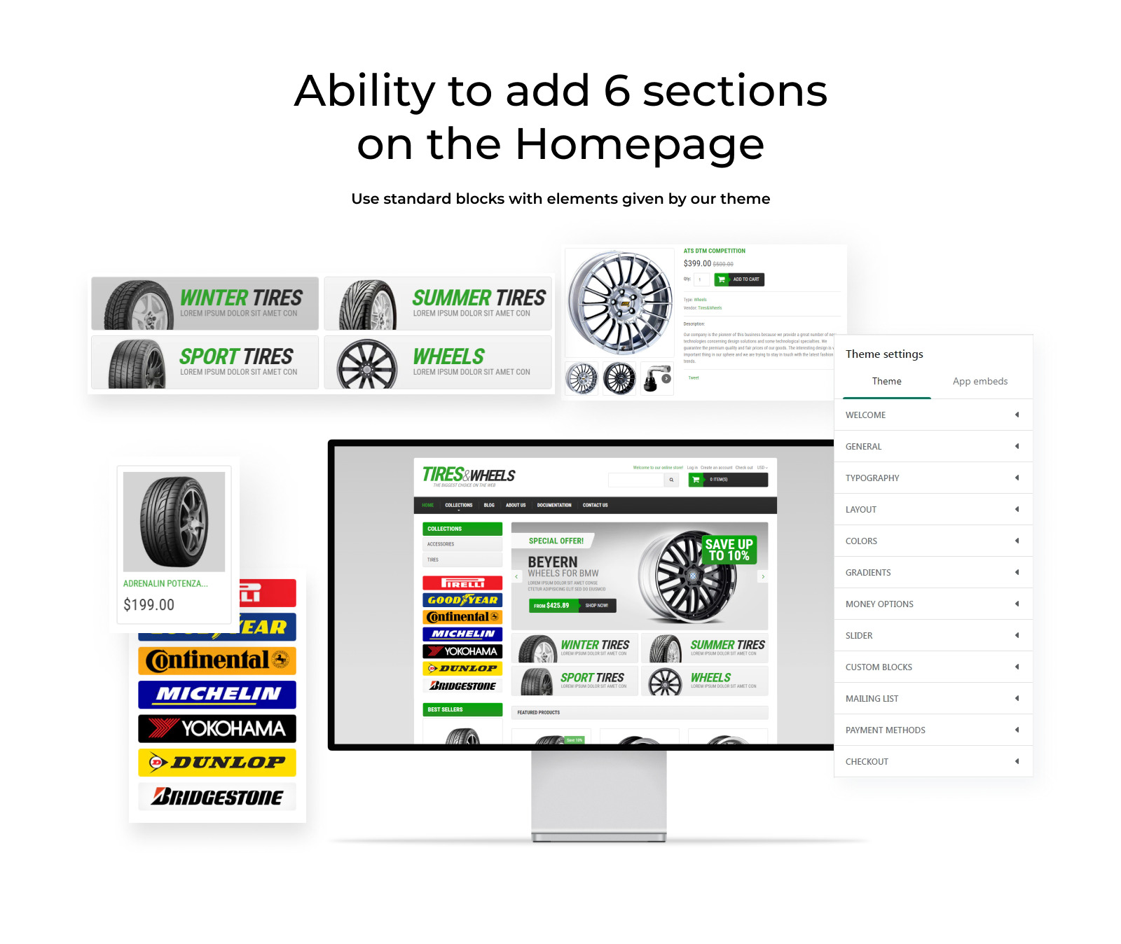 Wheels and Tyres eCommerce Shopify Theme - TemplateMonster