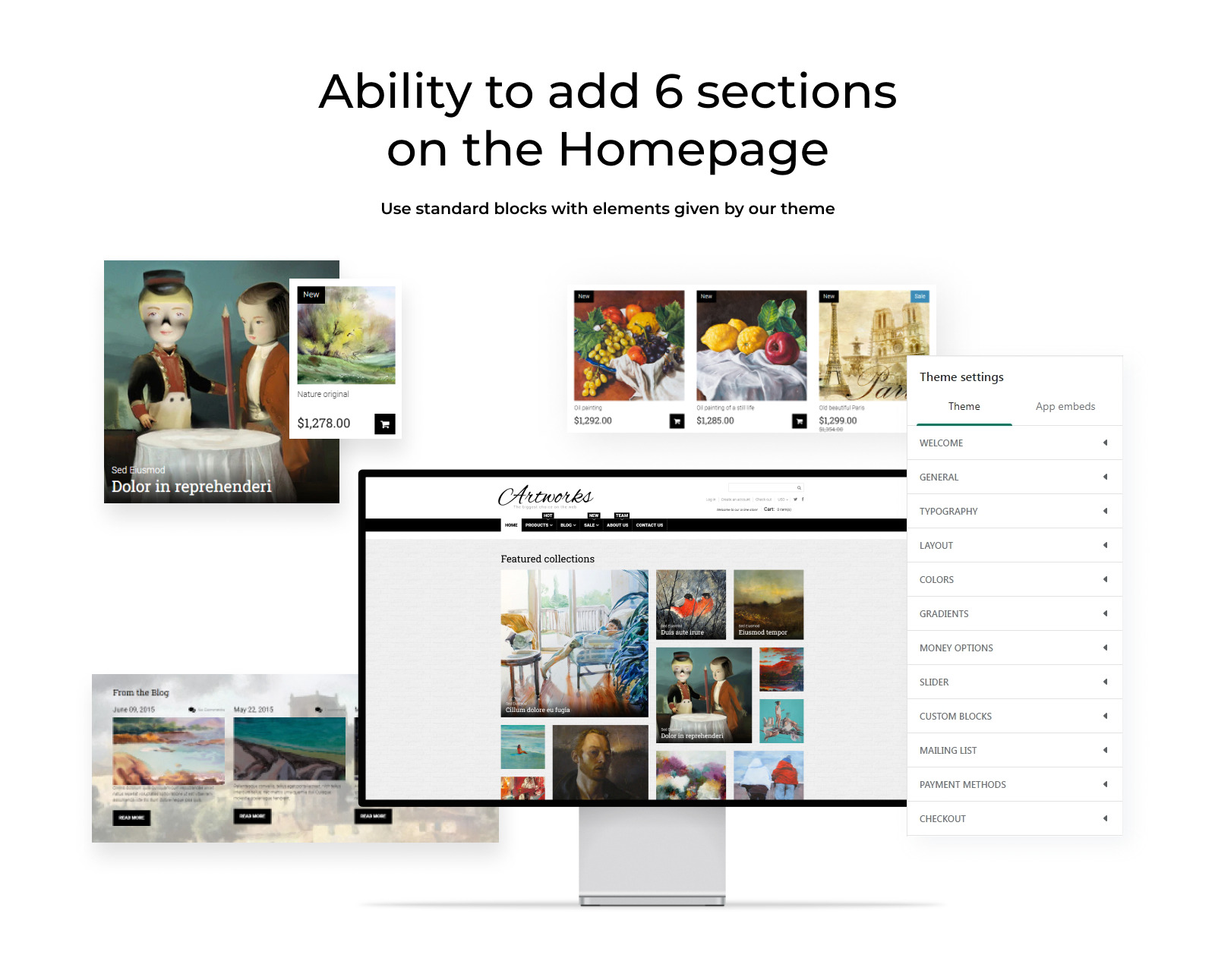 Artworks - Art Responsive Shopify Theme - TemplateMonster