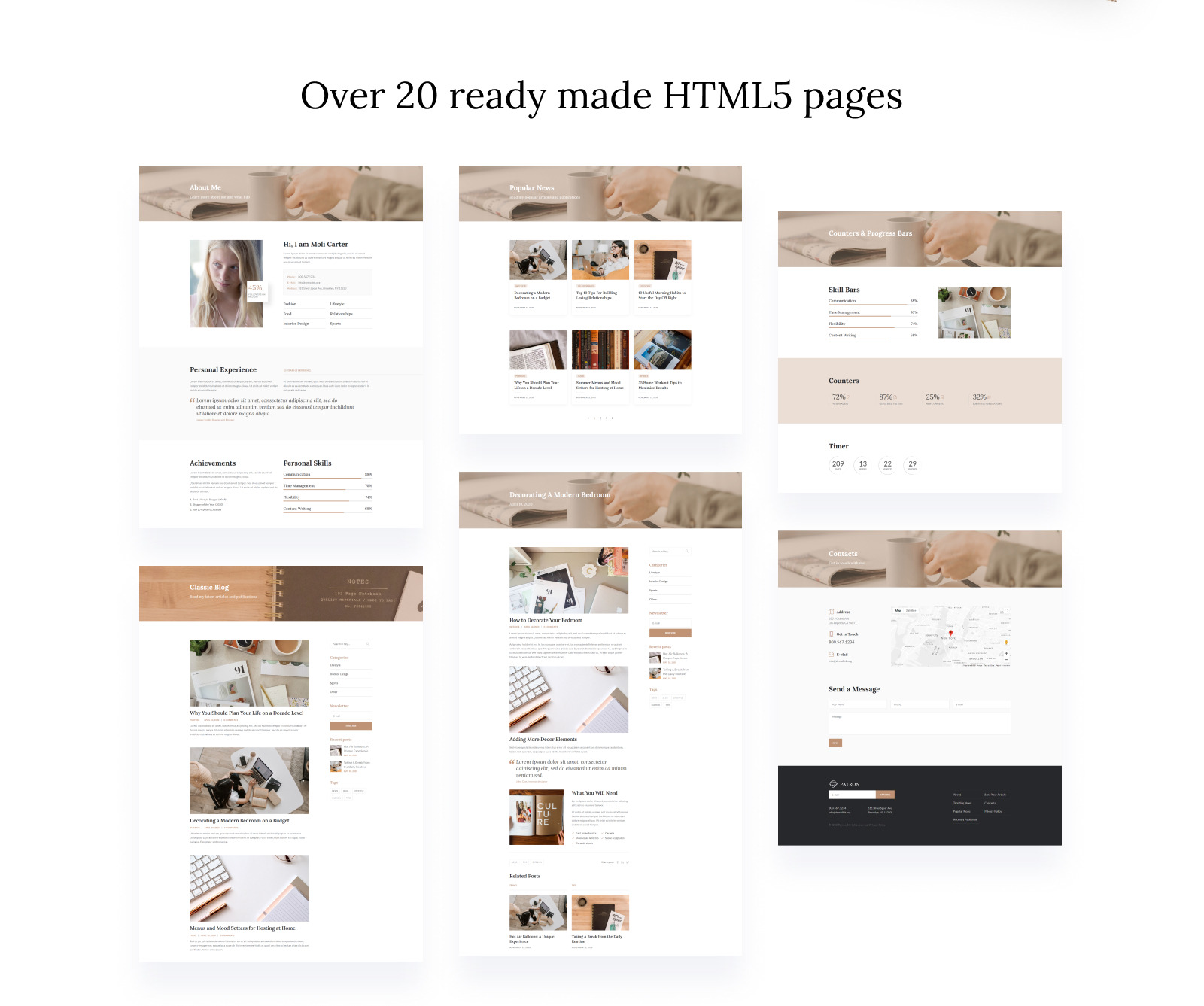Patron - Publishing Company HTML5 Template - TemplateMonster