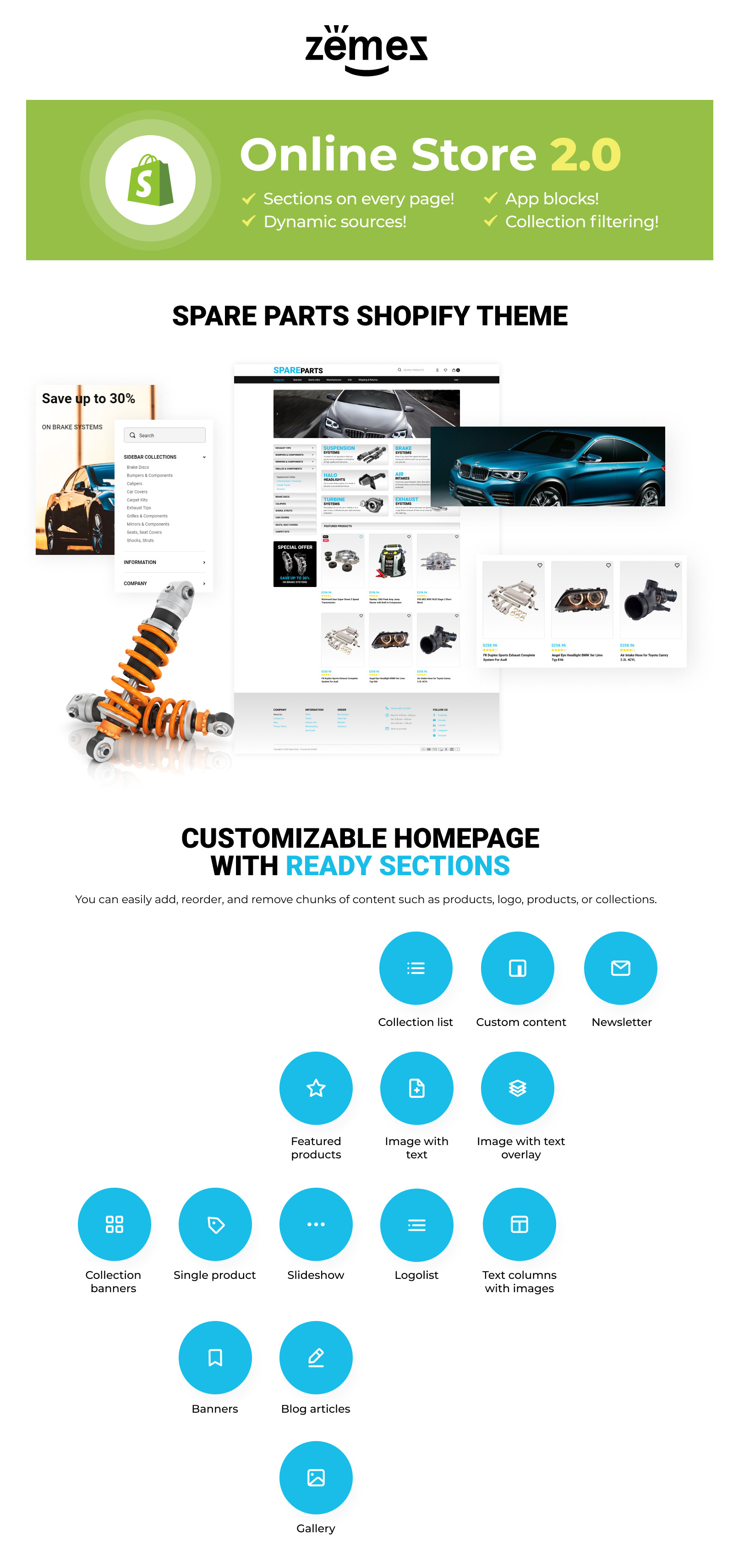 Spare Parts Shopify Theme #50966 - TemplateMonster