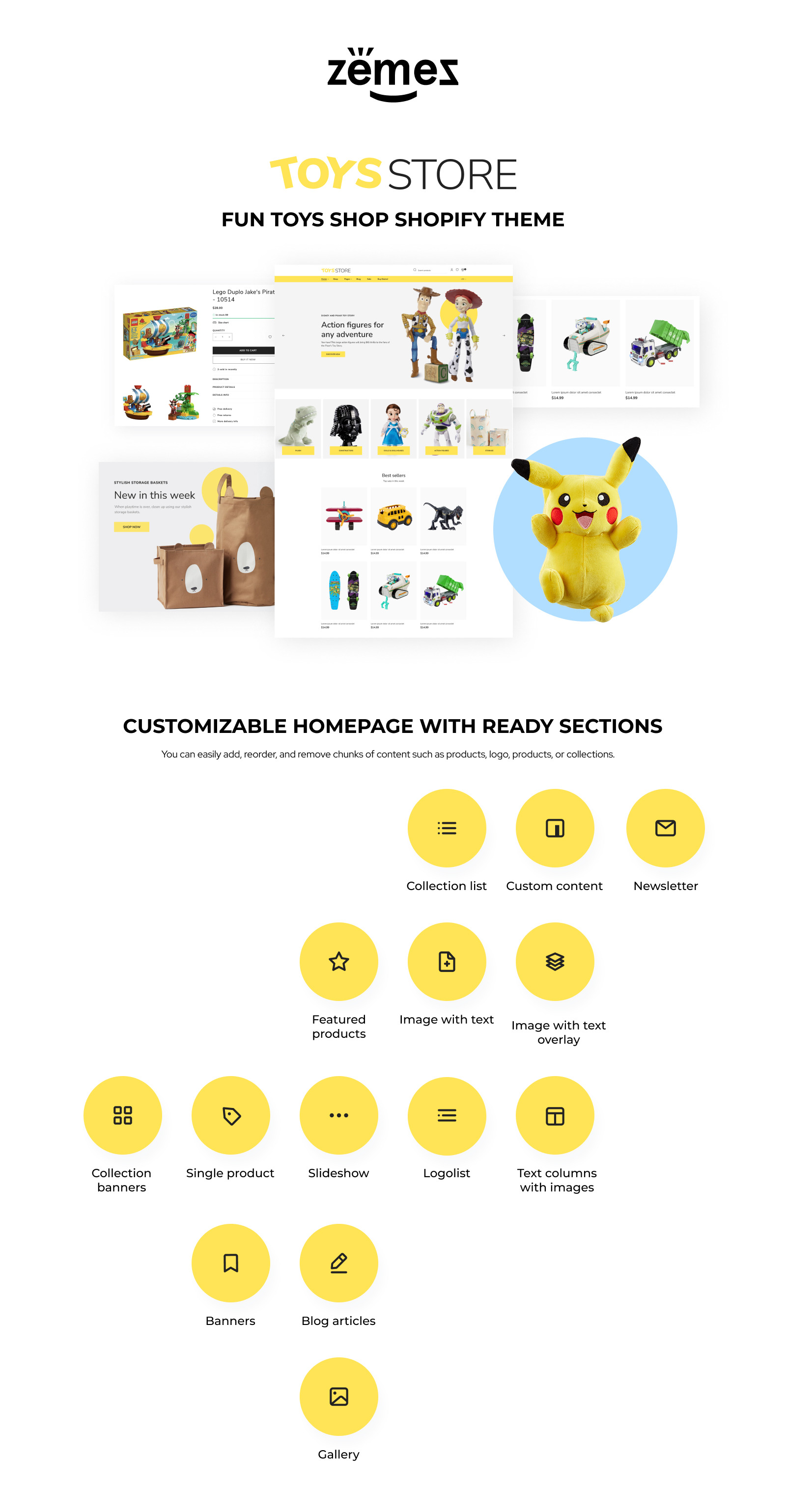 Toysstore - Fun Toys Shop Shopify Theme - TemplateMonster