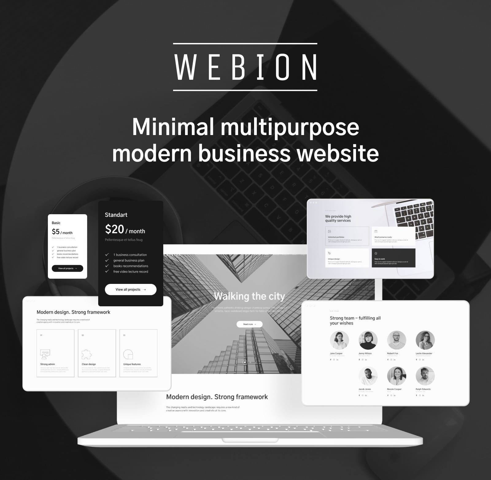 Webion - Minimal Elementor Multipurpose WordPress Theme