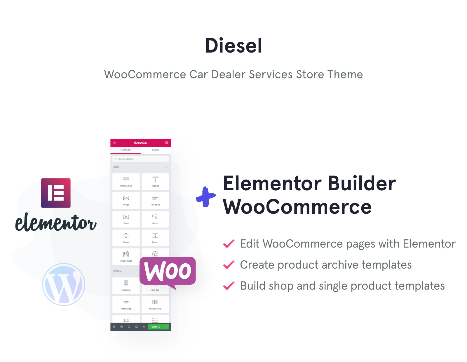 Diesel - WooCommerce Car Dealer Services Store Theme